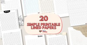 20 Best Printable Lined Paper Print Templates (PDF)
