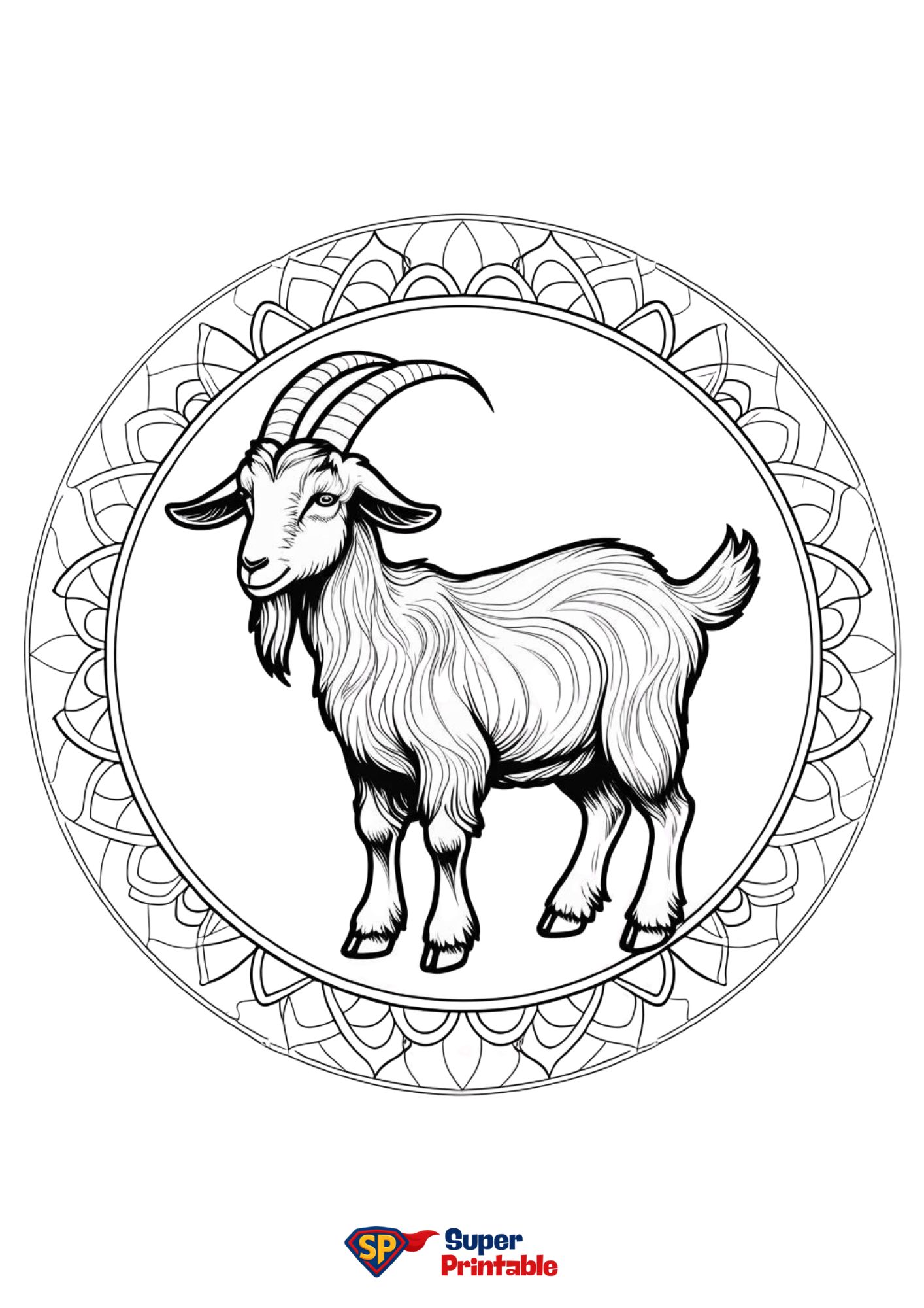 12 Pet Animal Mandalas Coloring Pages to Print and Enjoy