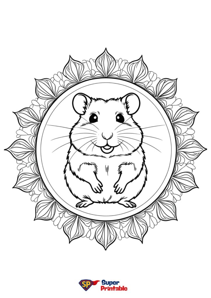12 Pet Animal Mandalas Coloring Pages to Print and Enjoy