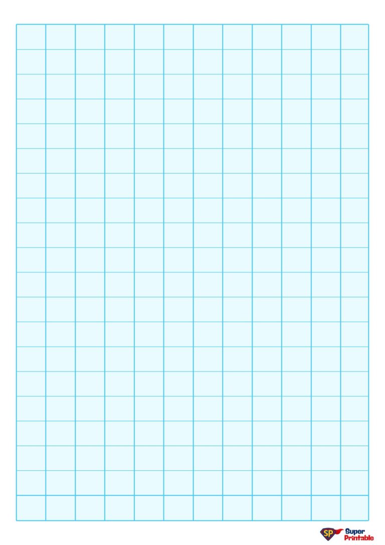 10 Free Squared Paper Printable - SuperPrintable