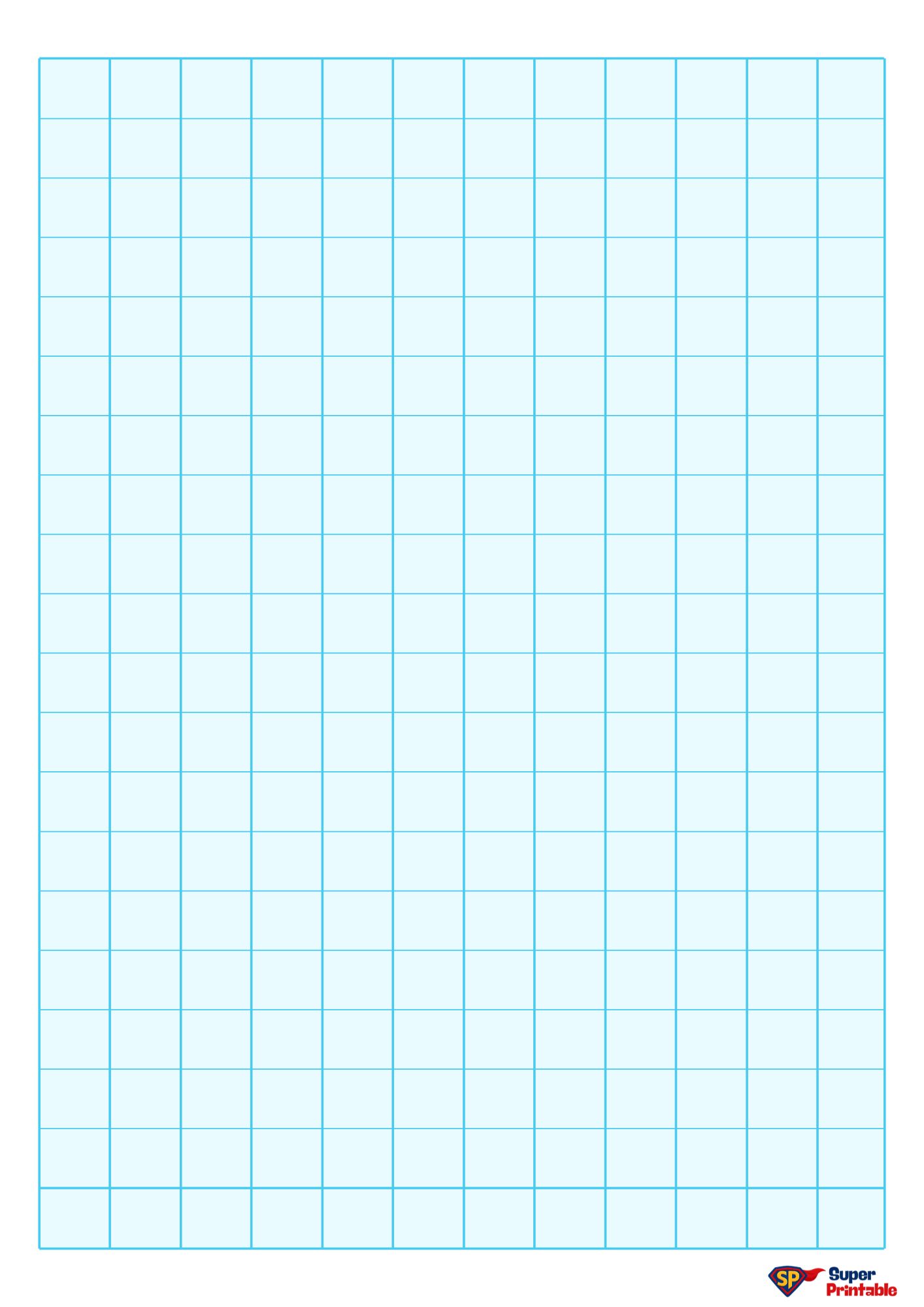 10 Free Squared Paper Printable - SuperPrintable