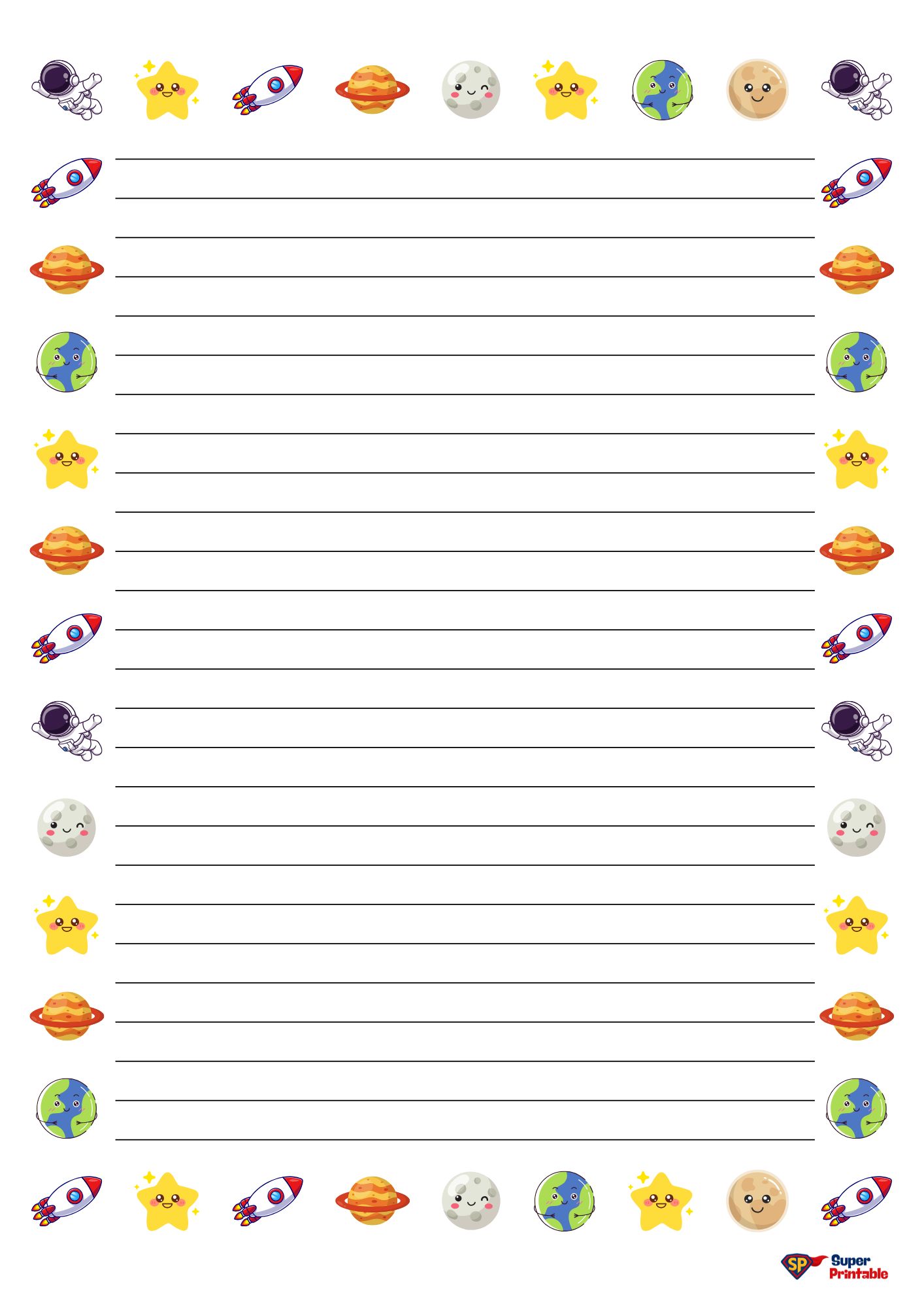 10+ Free Border Paper Printable - SuperPrintable