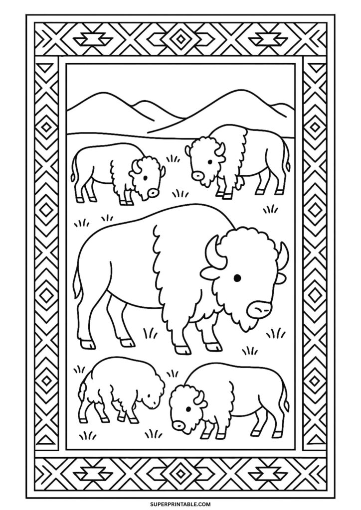 Indigenous Day Coloring Pages - Free PDF Printables - SuperPrintable