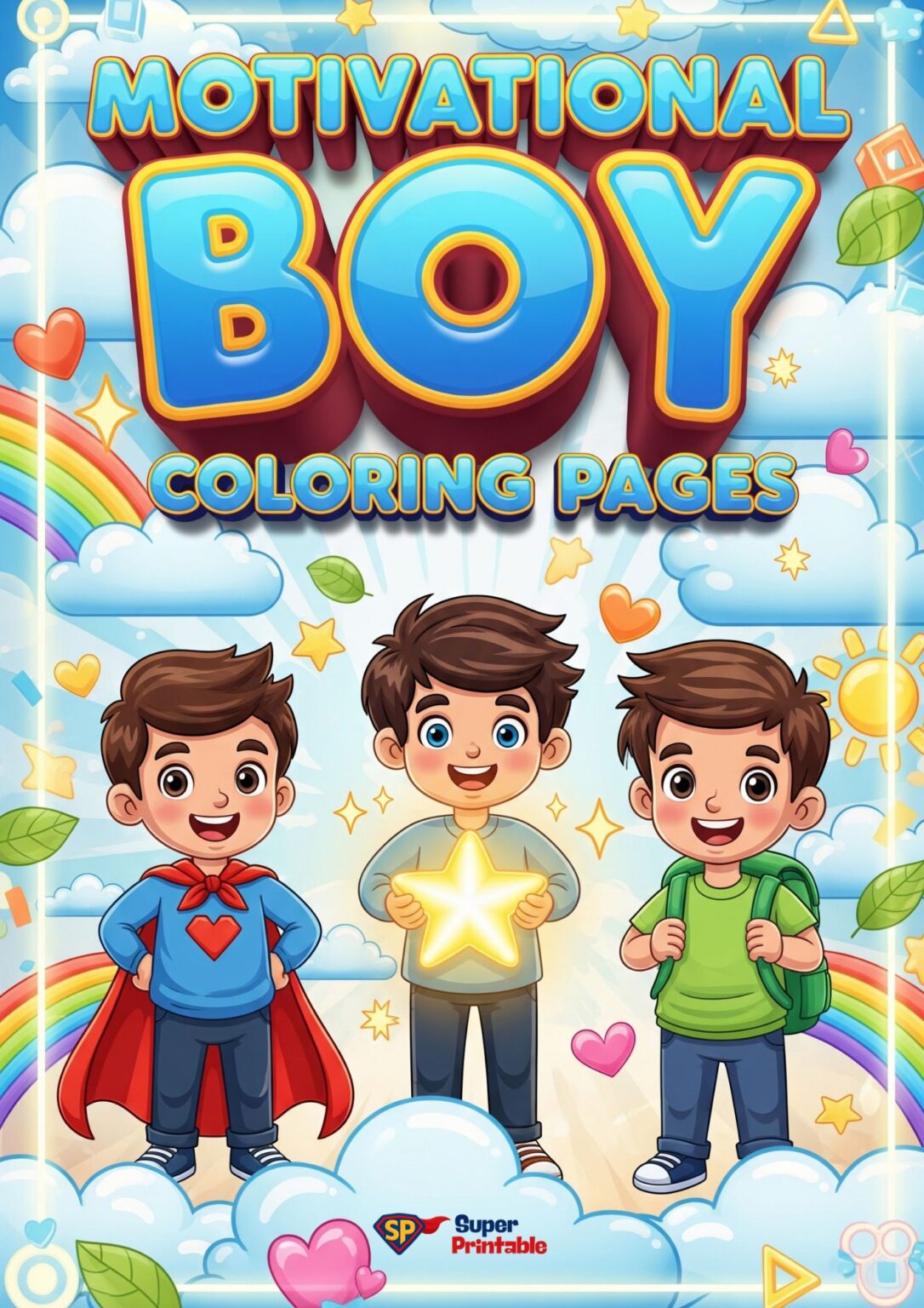 20+ Motivational Boy Coloring Pages | Free PDF Printables