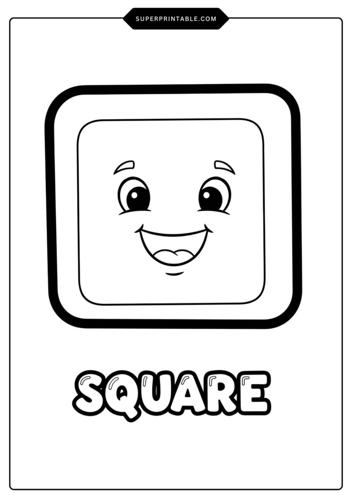 Basic Shapes Coloring Pages For Kids | Free PDF Printables
