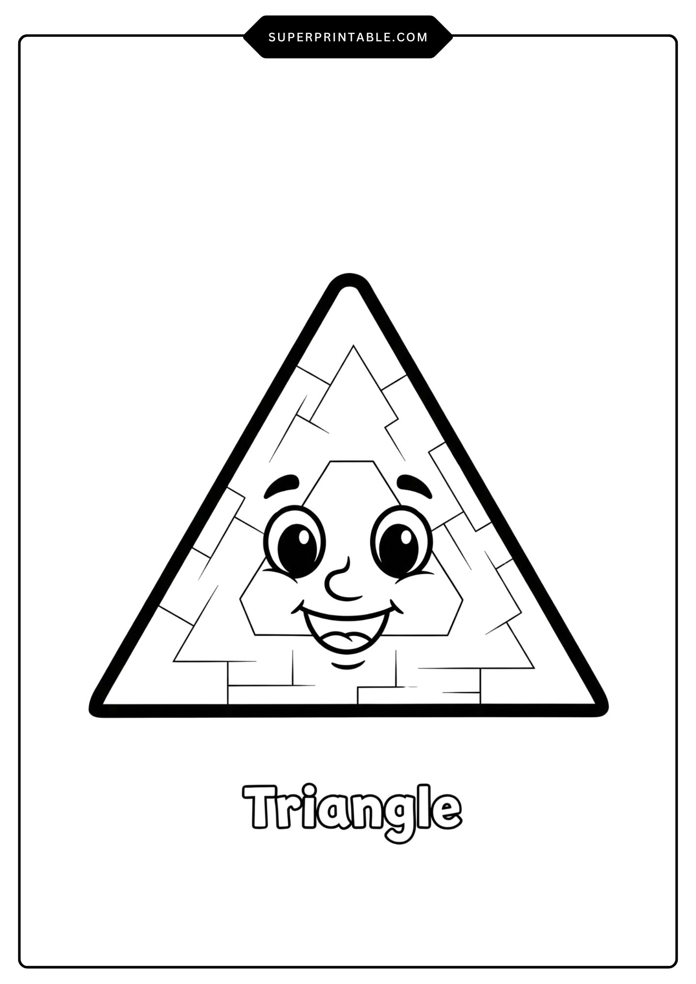 Basic Shapes Coloring Pages For Kids | Free PDF Printables