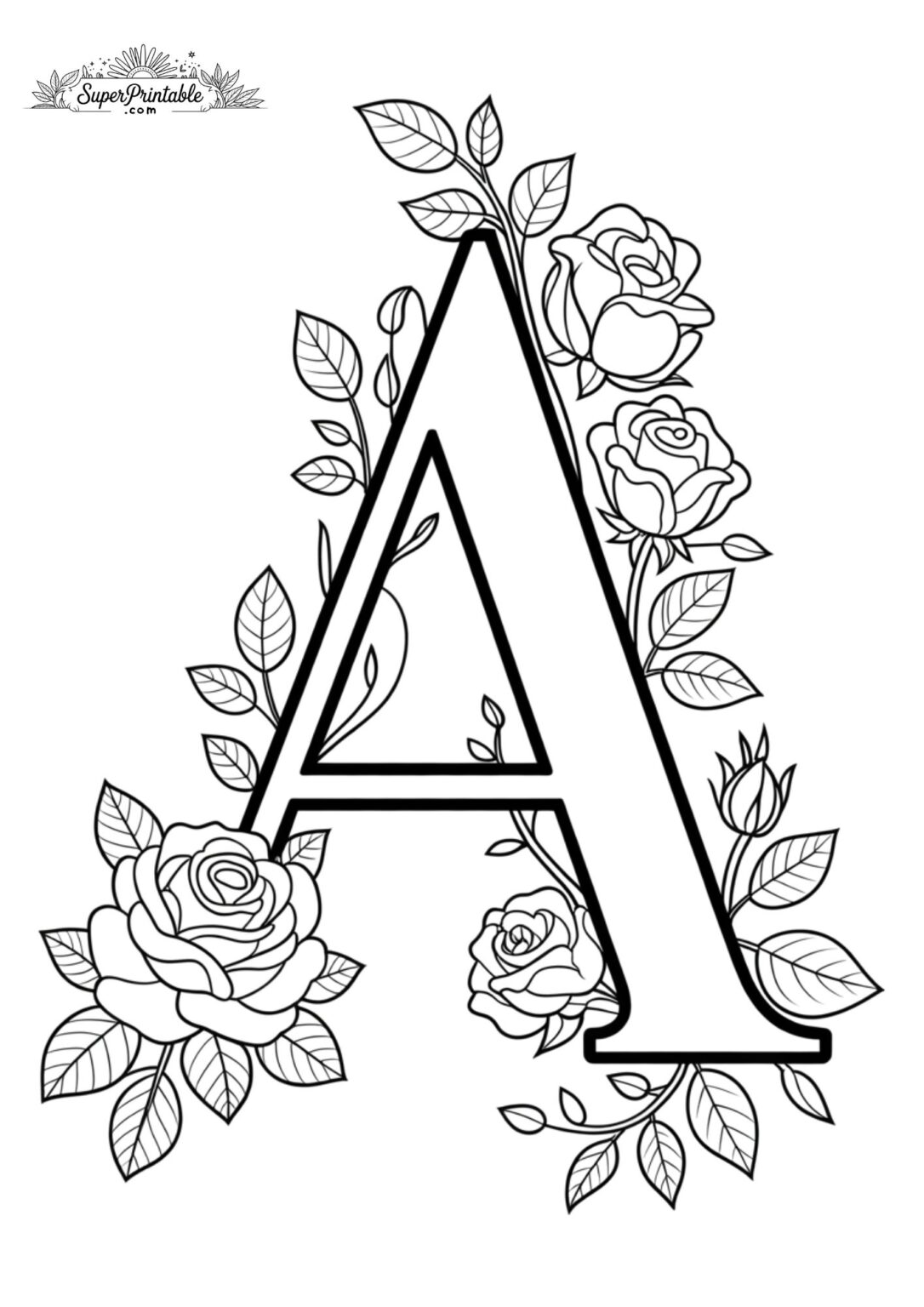 30 Letter A Coloring Pages (Free PDF Printables)