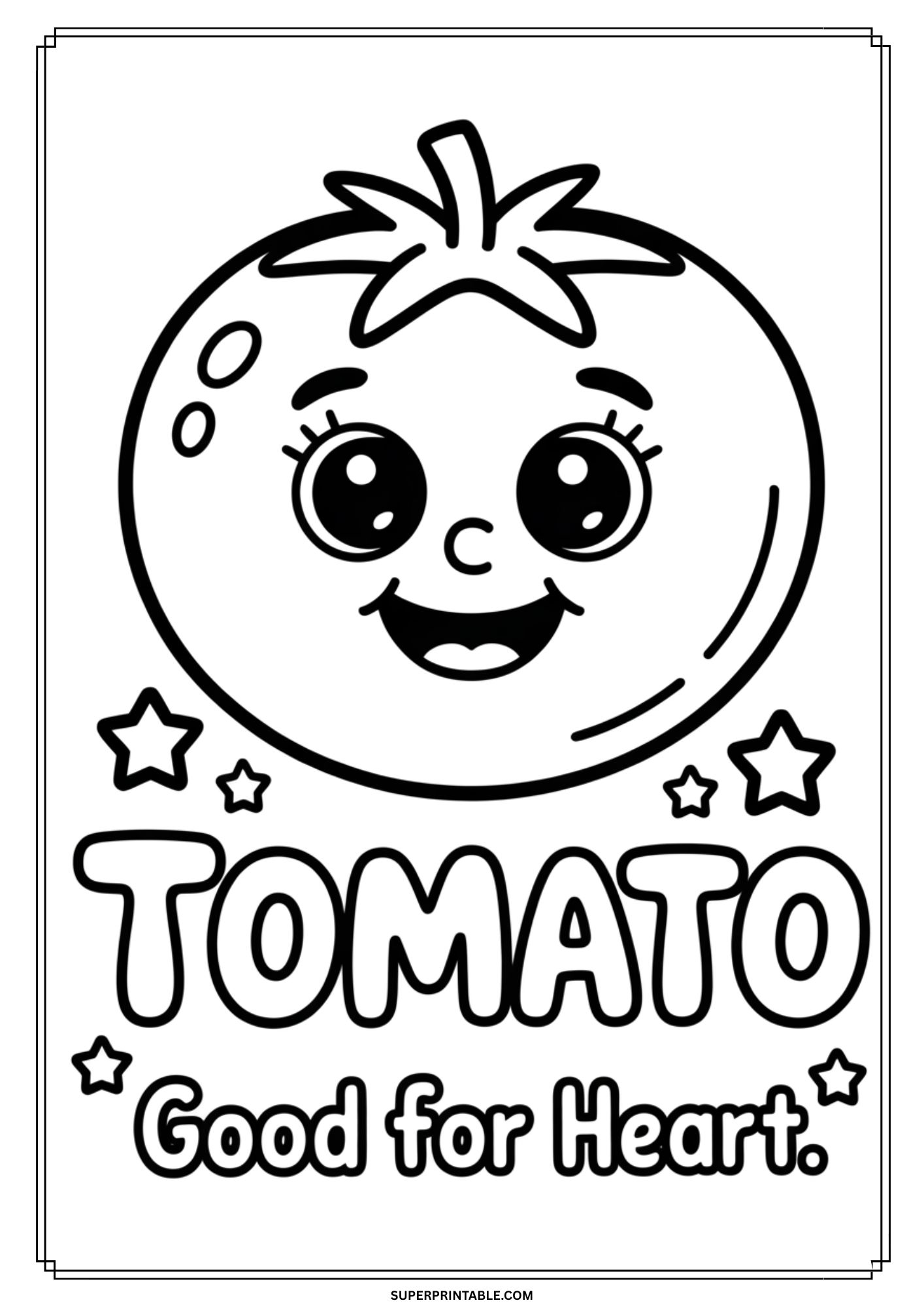 20+ Healthy Foods Coloring Sheets for Kids
