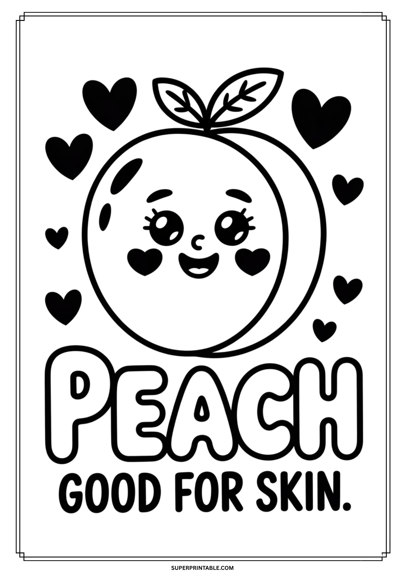 20+ Healthy Foods Coloring Sheets for Kids