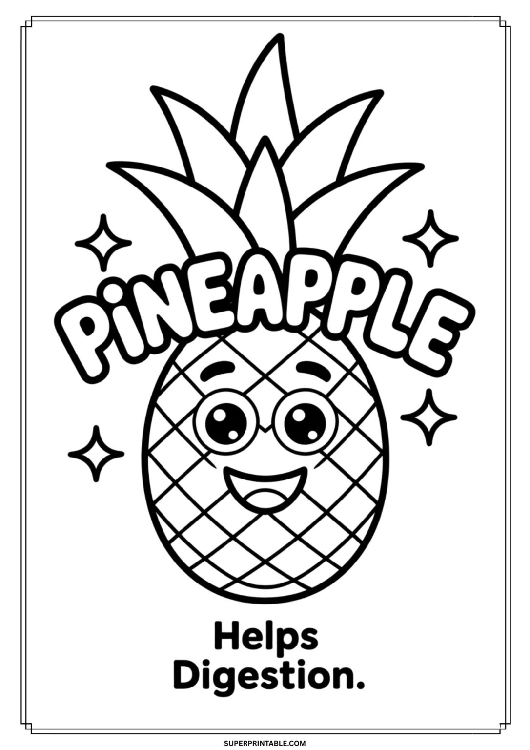 20+ Healthy Foods Coloring Sheets for Kids