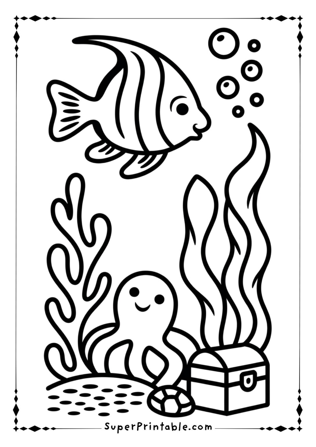 20 Kid-Friendly Hidden Object Coloring Pages
