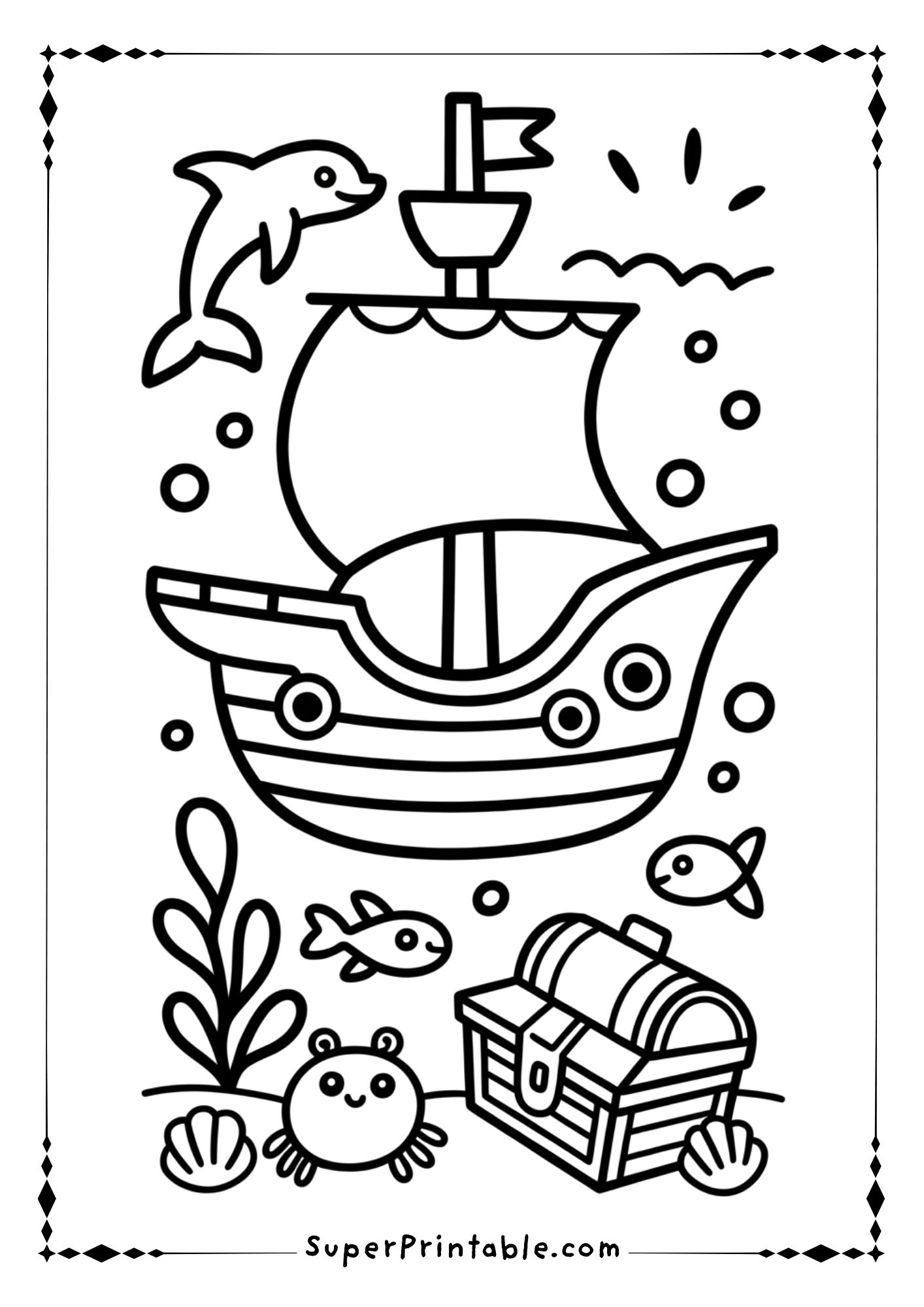 20 Kid-Friendly Hidden Object Coloring Pages