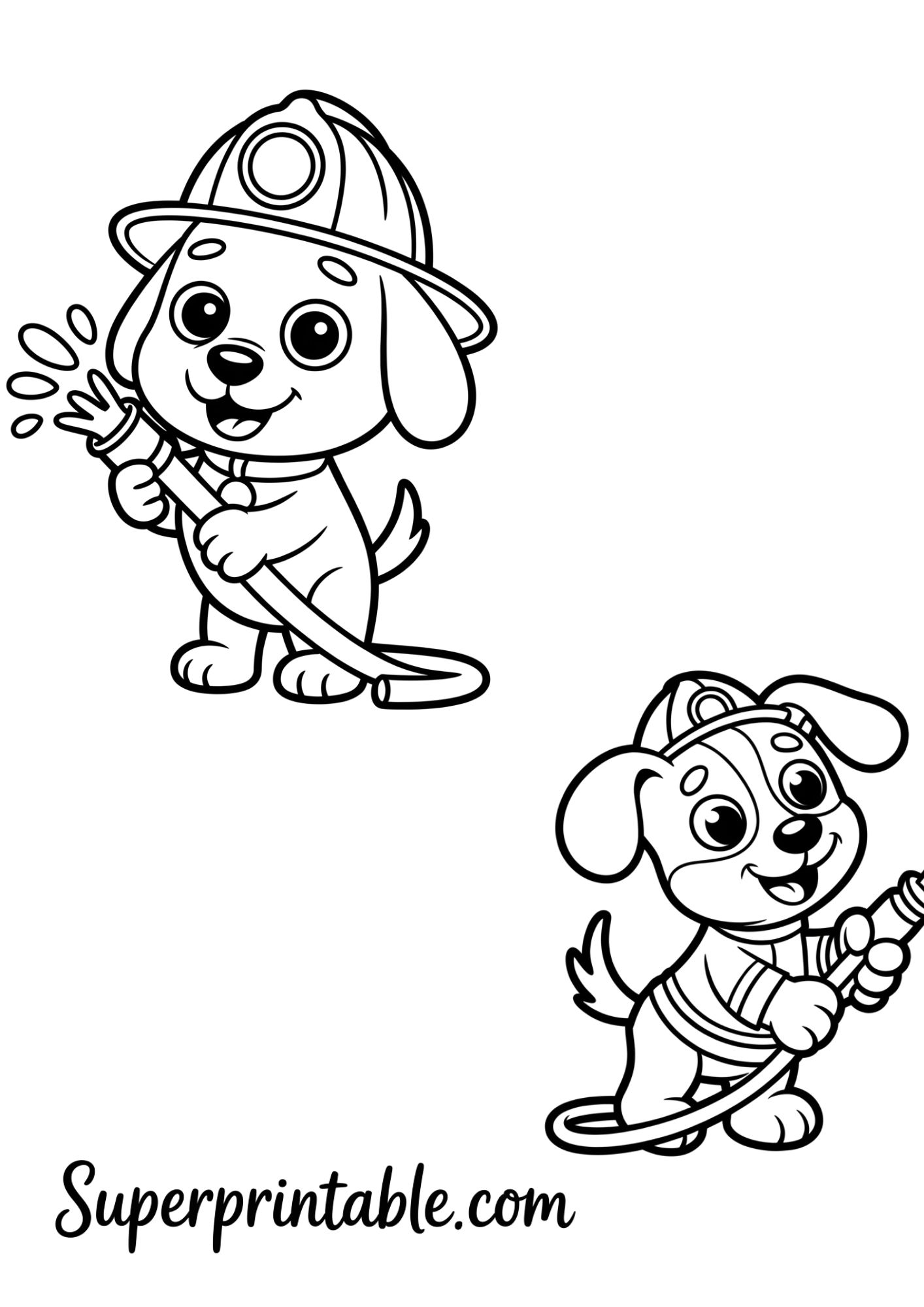 Super Pups Saving City Coloring Pages | Free PDF Printables