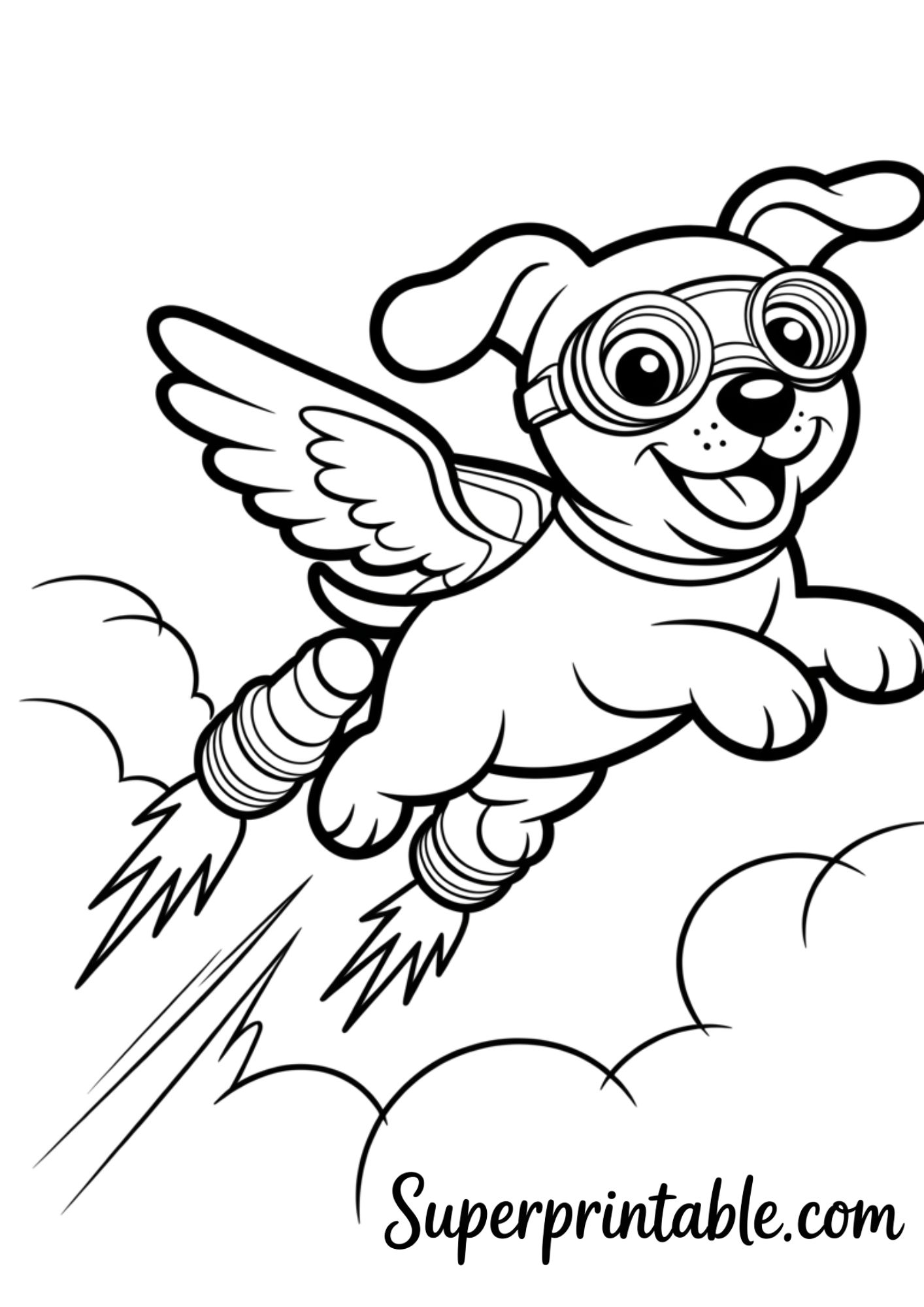Super Pups Saving City Coloring Pages | Free PDF Printables