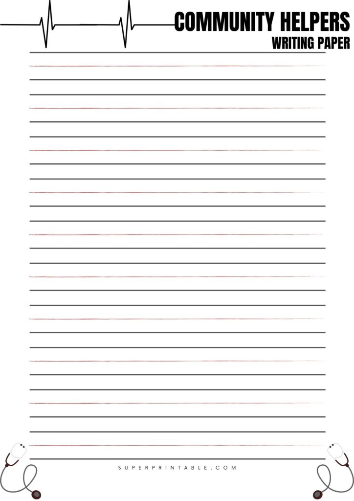 10+ Community Helpers Writing Paper | Free PDF Printables