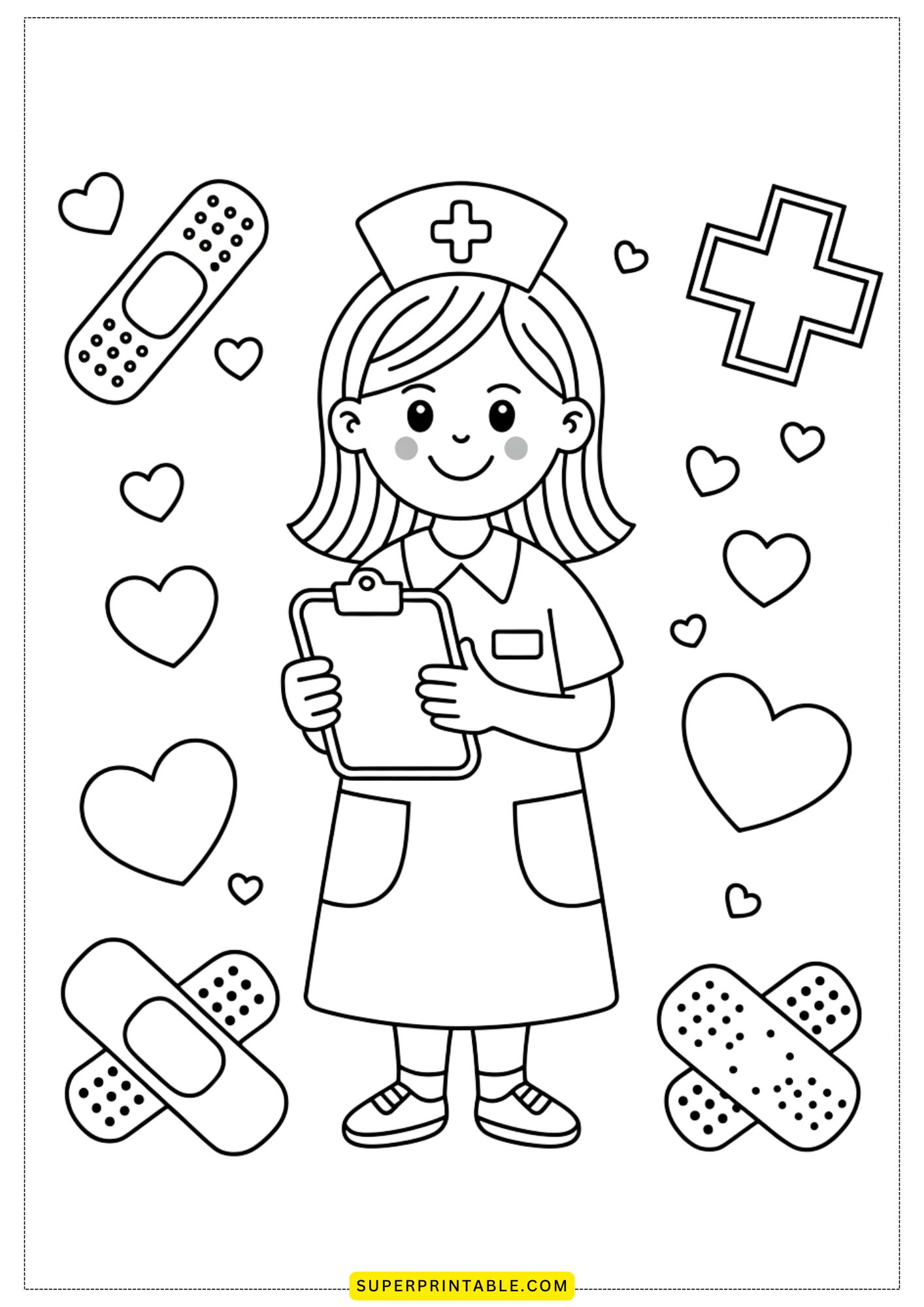 30+ Community Professions Coloring Pages | Free PDF Printables