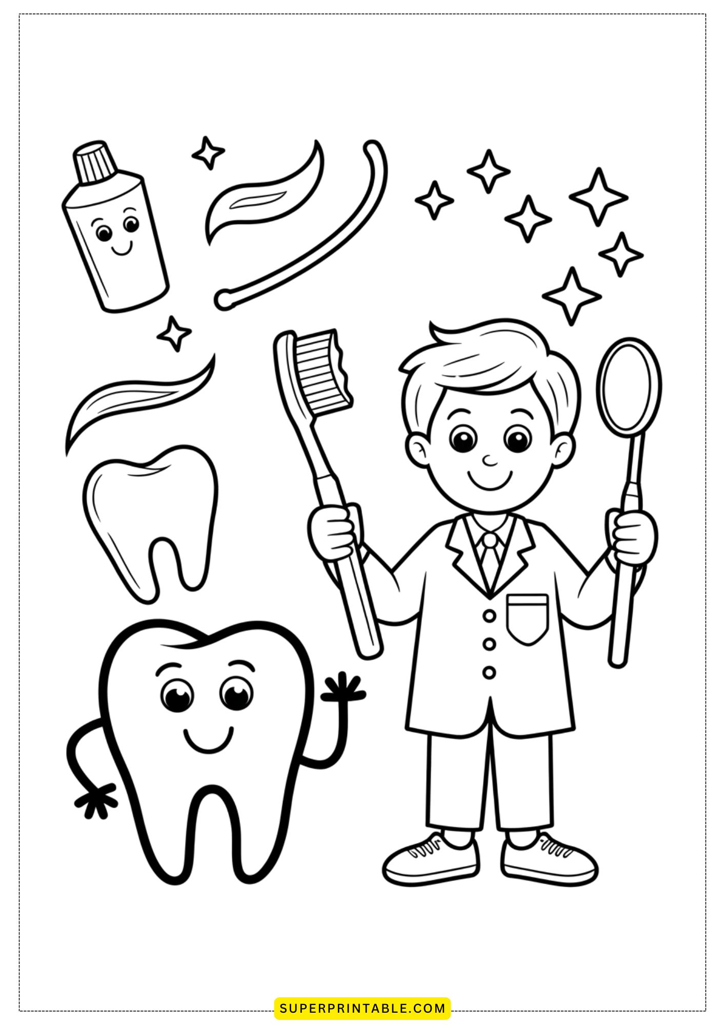 30+ Community Professions Coloring Pages | Free PDF Printables