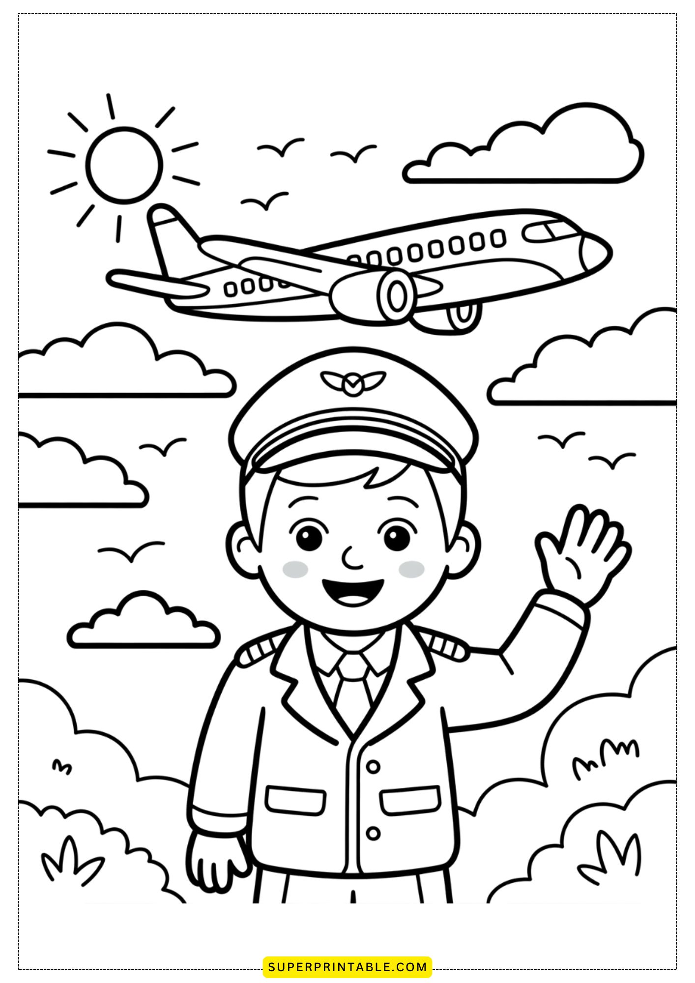 30+ Community Professions Coloring Pages | Free PDF Printables