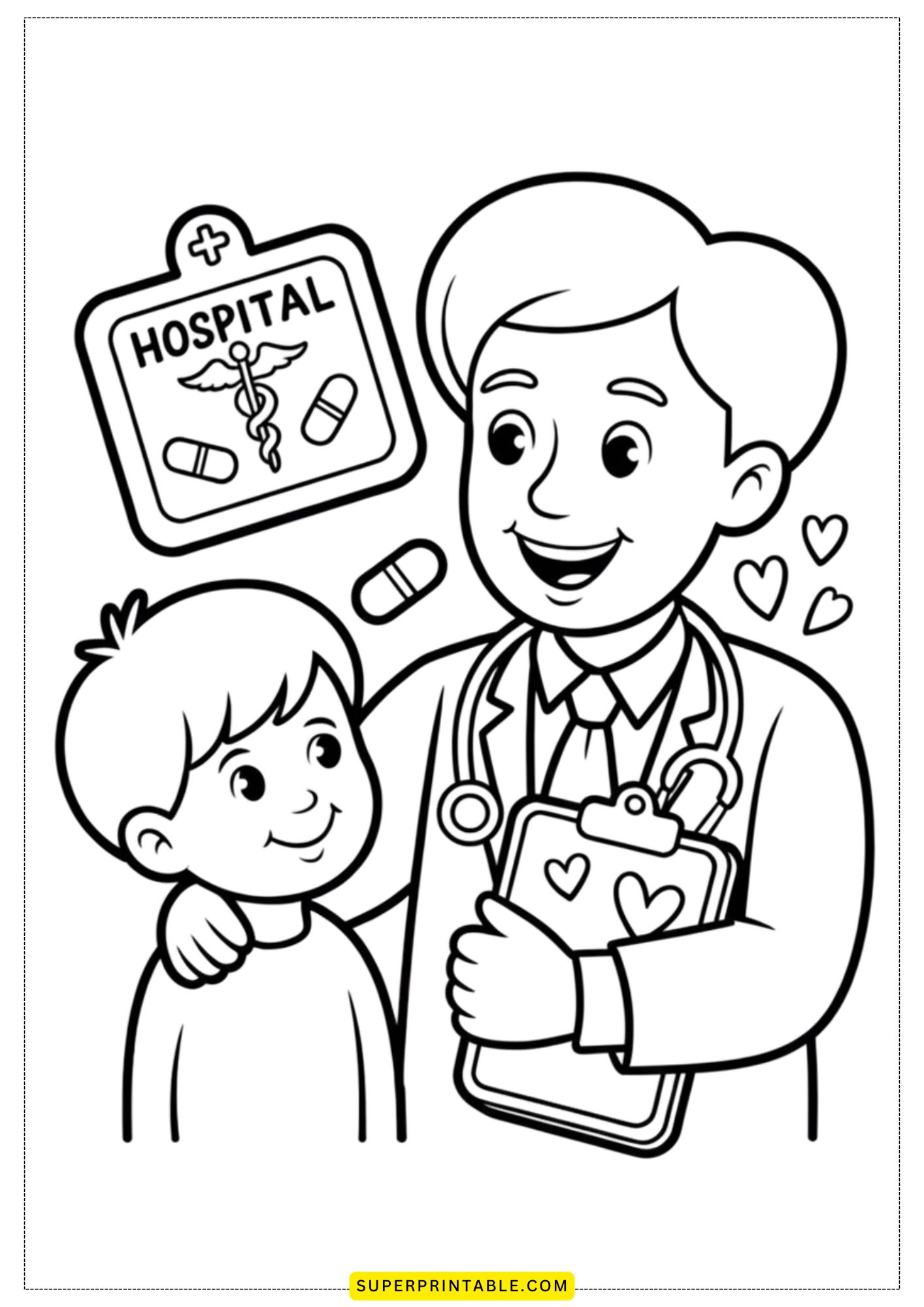 30+ Community Professions Coloring Pages | Free PDF Printables