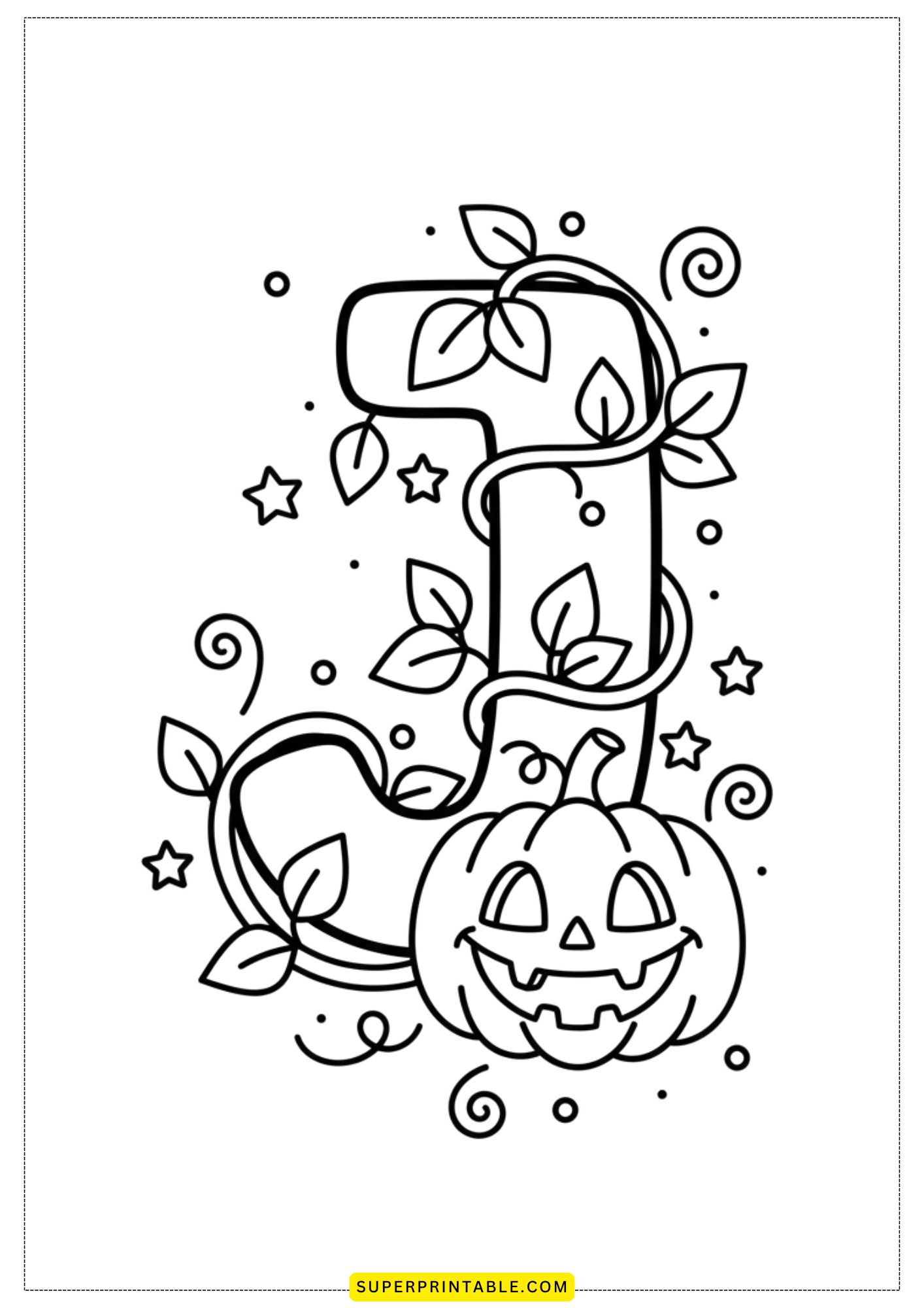 Halloween Alphabet Coloring Pages | Free PDF Printables