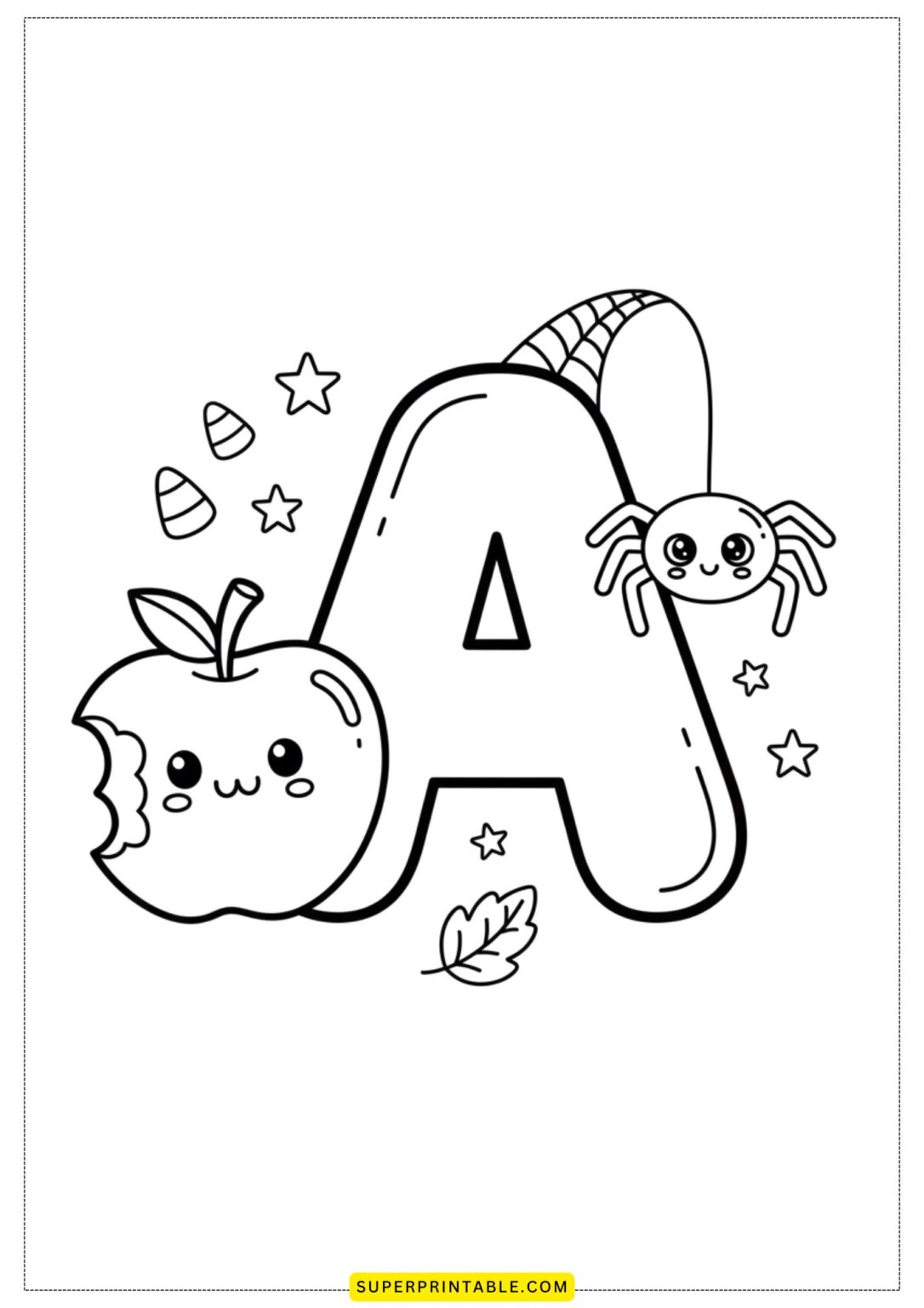 30 Letter A Coloring Pages (Free PDF Printables)