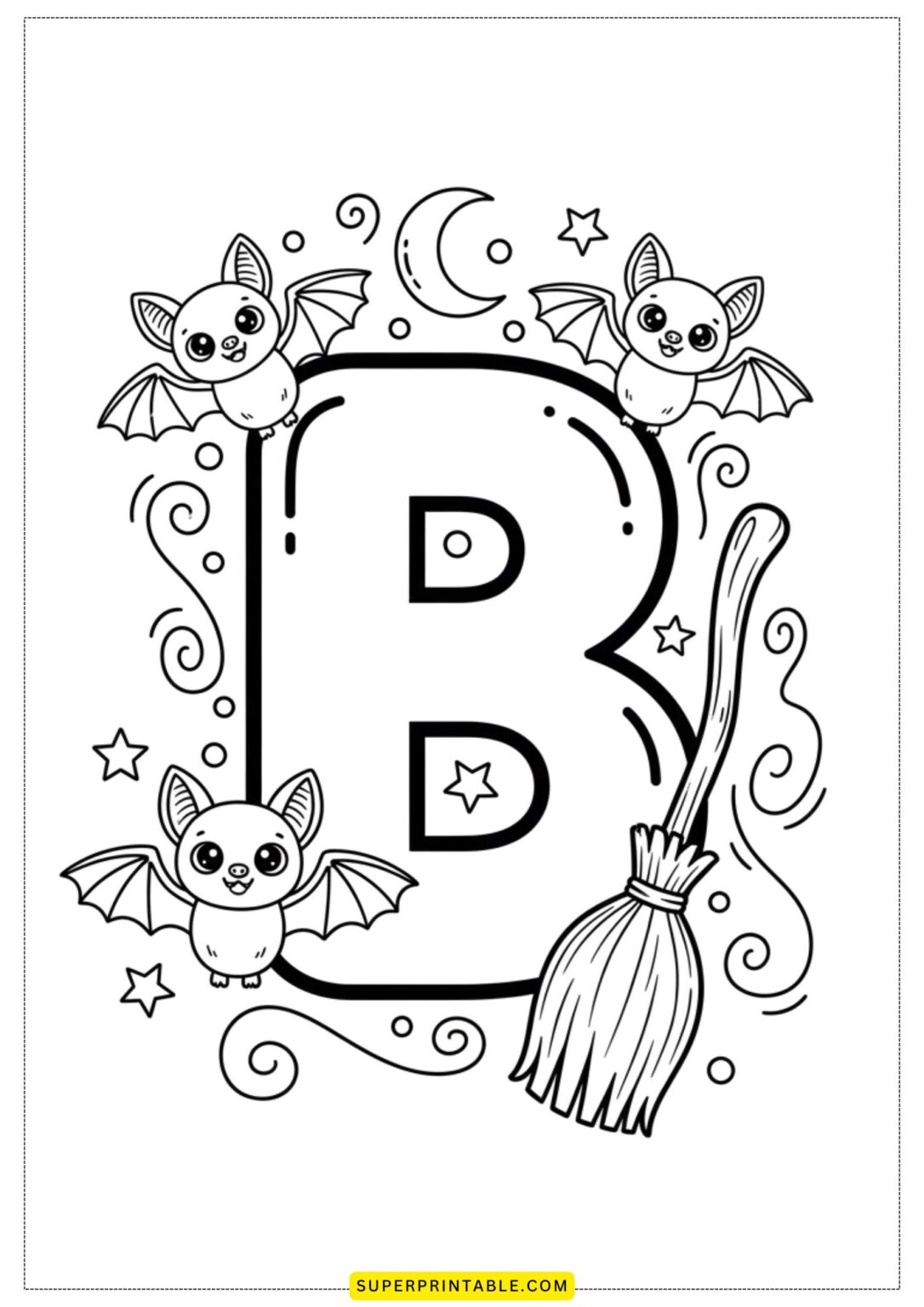 Halloween Alphabet Coloring Pages | Free PDF Printables