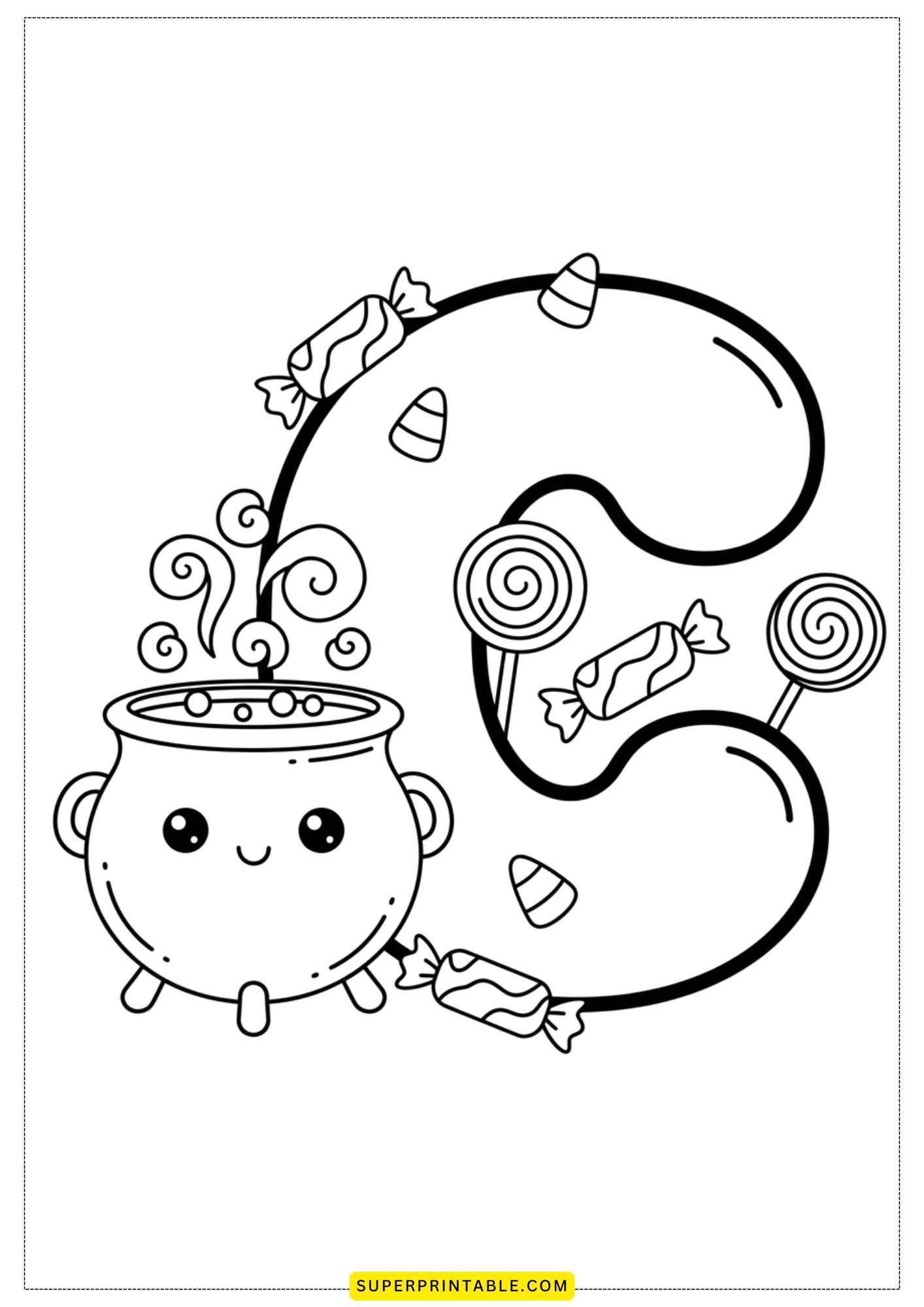 Halloween Alphabet Coloring Pages | Free PDF Printables