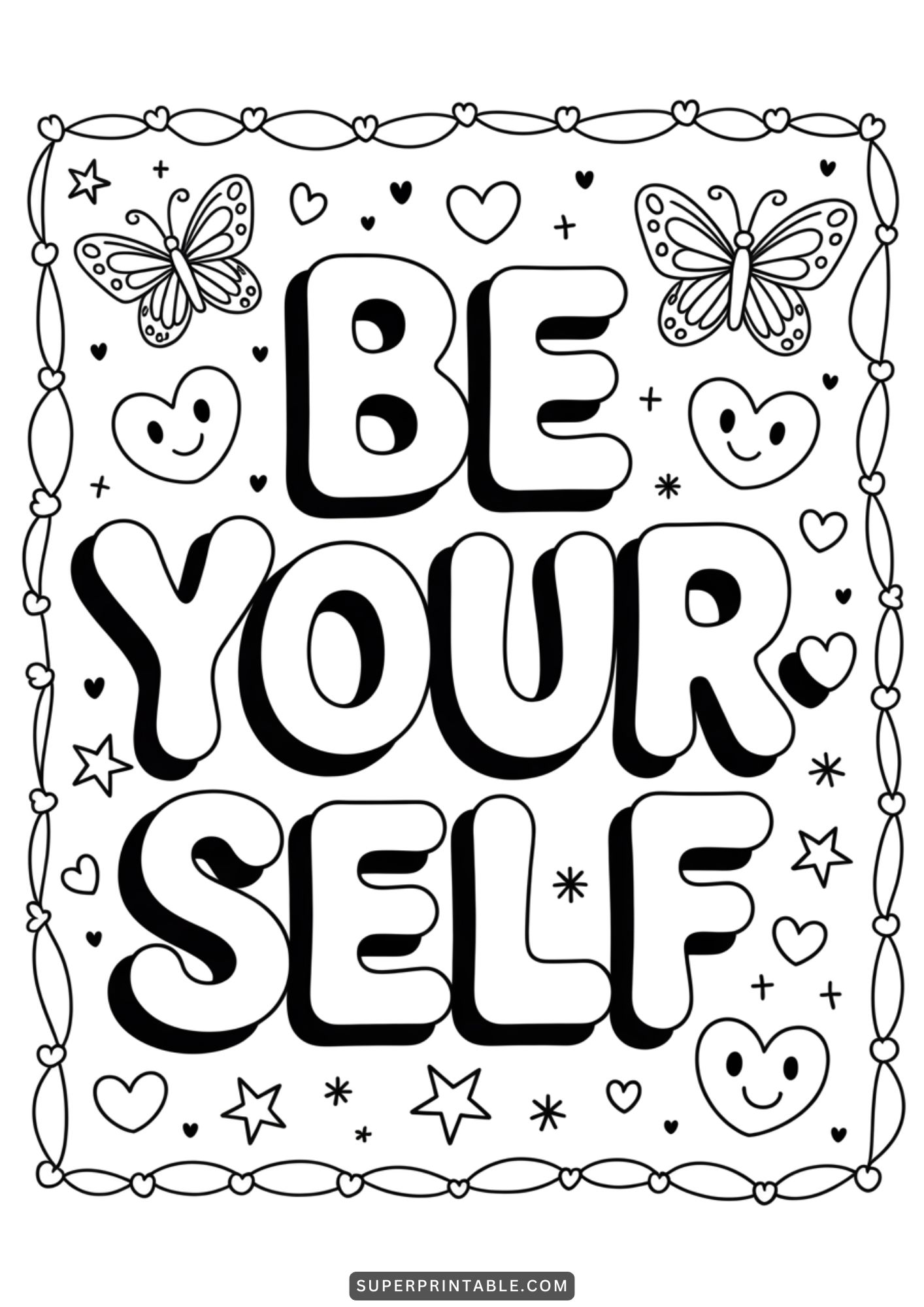 20 Inspirational Quotes Coloring Pages | Free PDF Printables