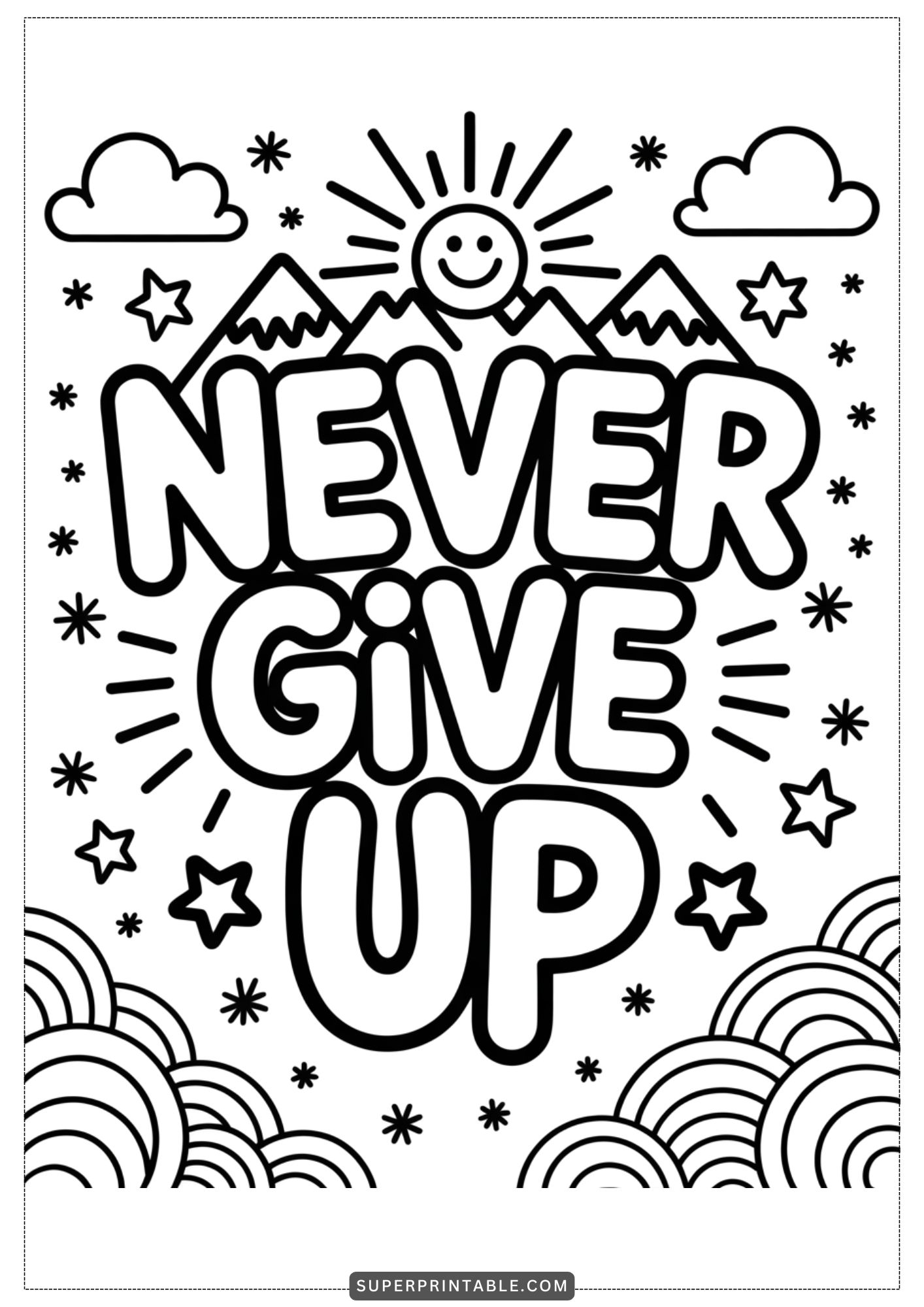 20 Inspirational Quotes Coloring Pages | Free PDF Printables