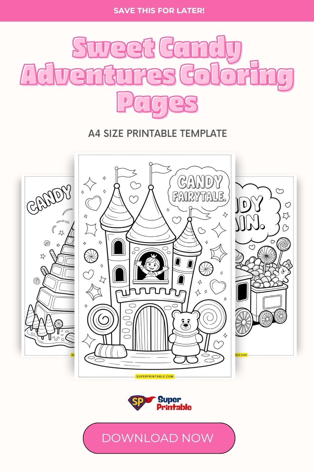 12+ Sweet Candy Adventures Coloring Pages | Free PDF
