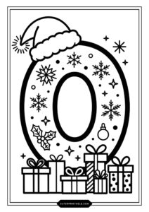 Christmas Gift Alphabet Coloring Pages For Kids (Free PDF)