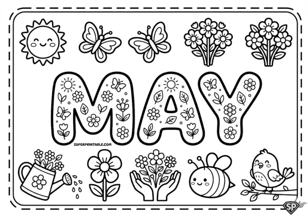 Premium Months of the Year Coloring Pages (Free PDF Printables)