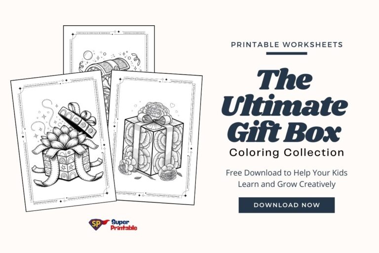 15 The Ultimate Gift Box Coloring Collection (Free PDF Printables)