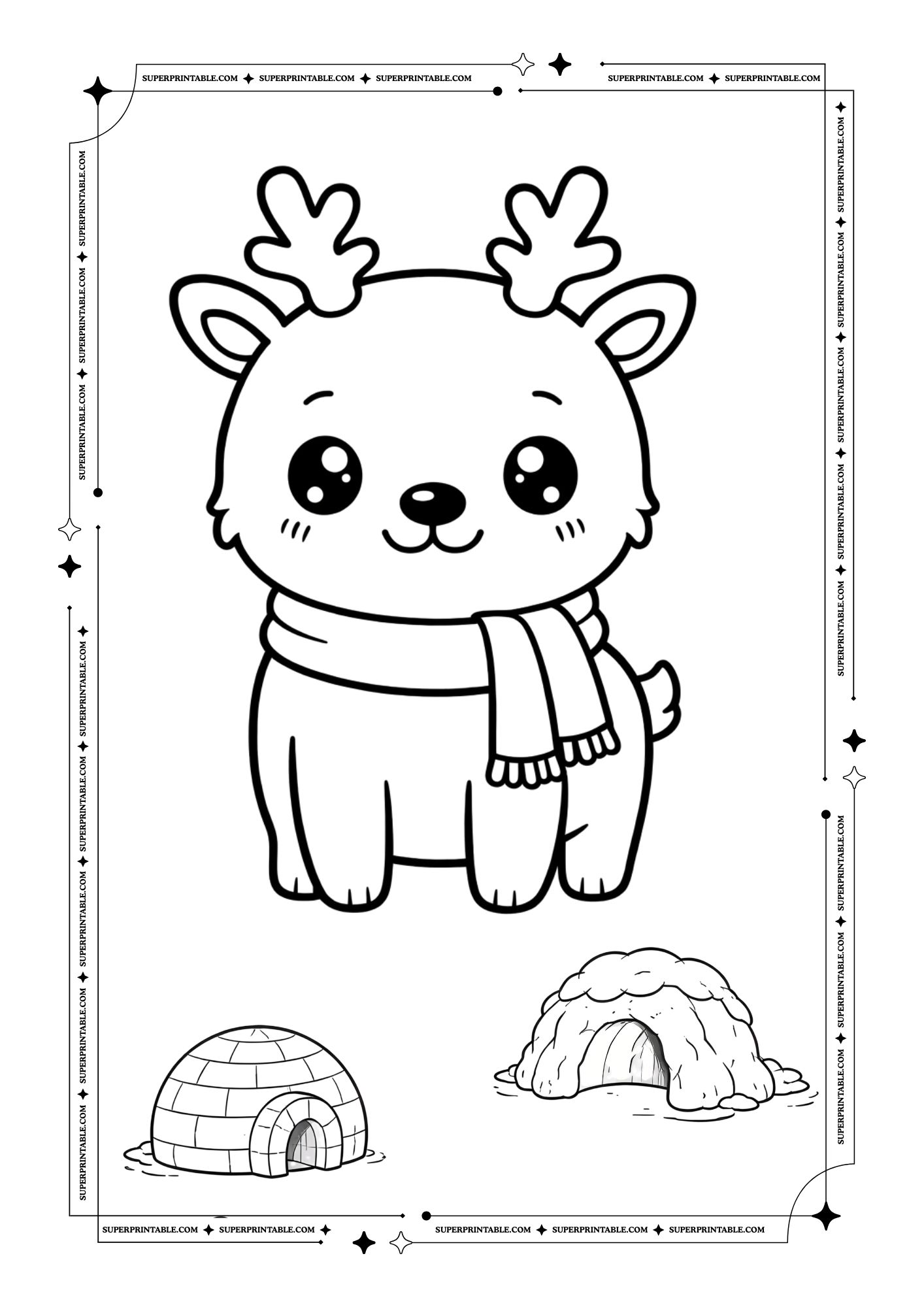 12+ Arctic Animals Coloring Pages (Free PDF Printables)