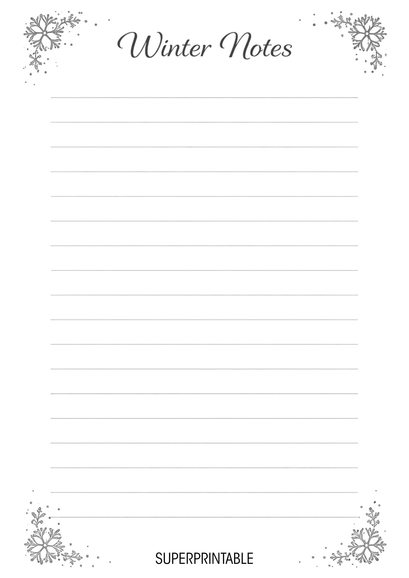 15 Hello February Printable Writing Papers (Free PDF Printables)