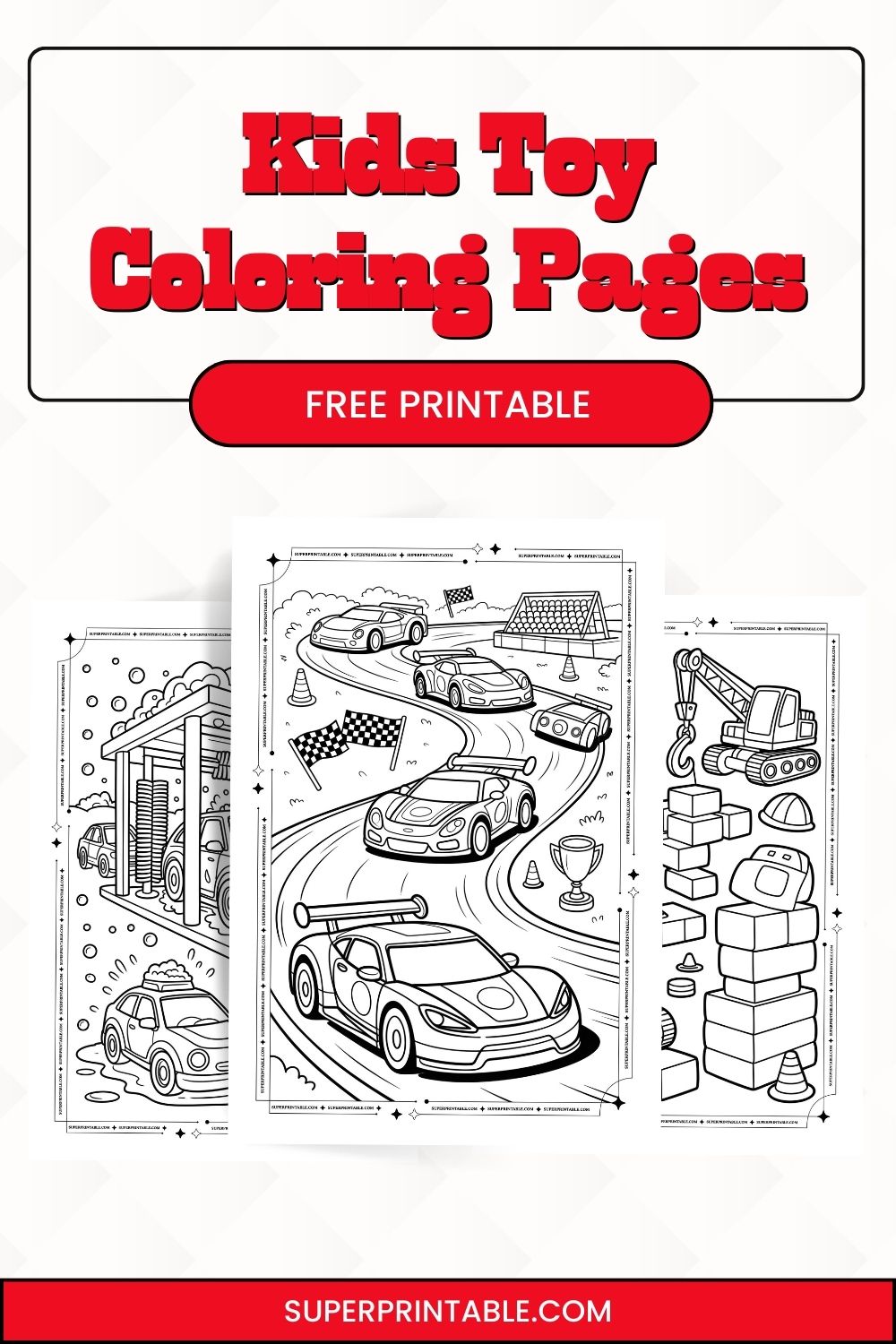 10+ Kids Toy Coloring Pages (Free PDF Printables)
