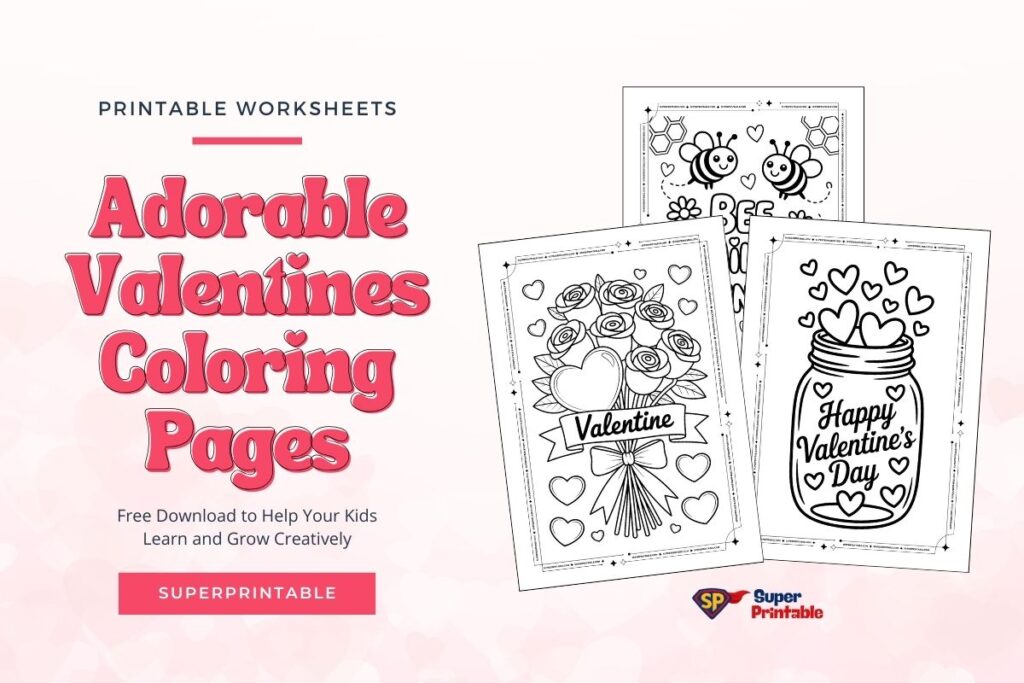 20 Adorable Valentines Coloring Pages (Free PDF Printables)
