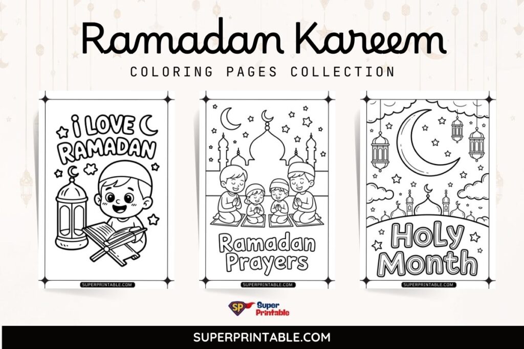 20 Ramadan Kareem Coloring Pages (Free PDF Printables)