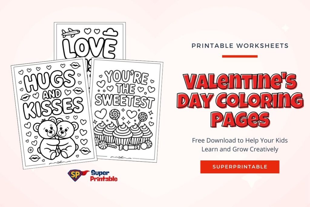25+ Valentine's Day Coloring Pages for Kids (Free PDF Printables)