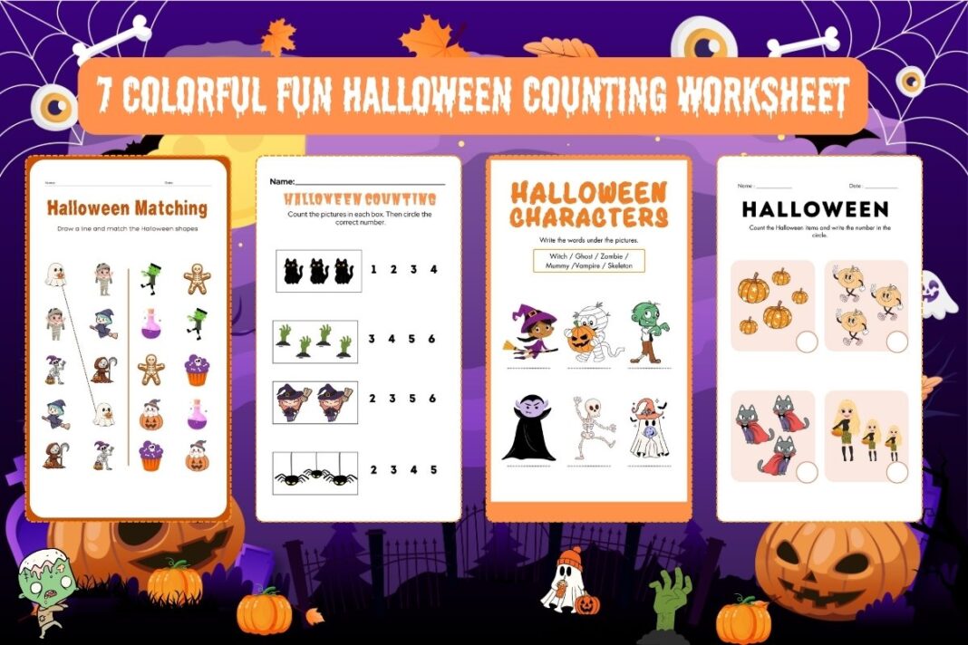 7 Simple Halloween Counting Activities for Learning - SuperPrintable