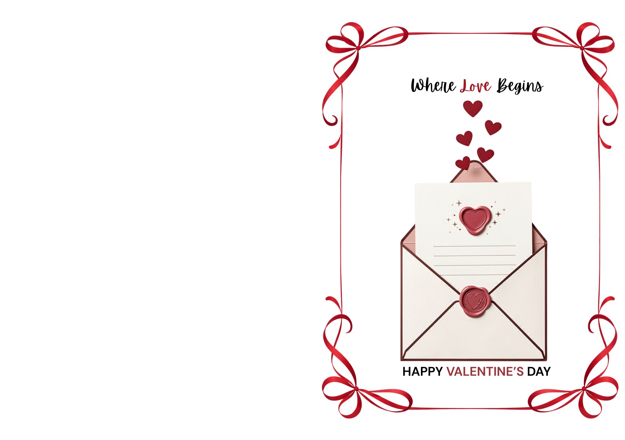 Cute Valentines Day Folded Cards (Free PDF Printables)