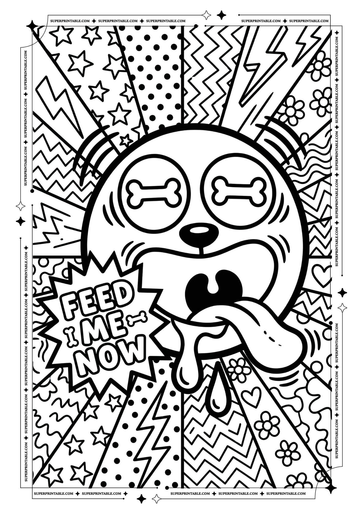 12+ Dog Pop Art Coloring Pages For Kids & Adults (Free PDF)