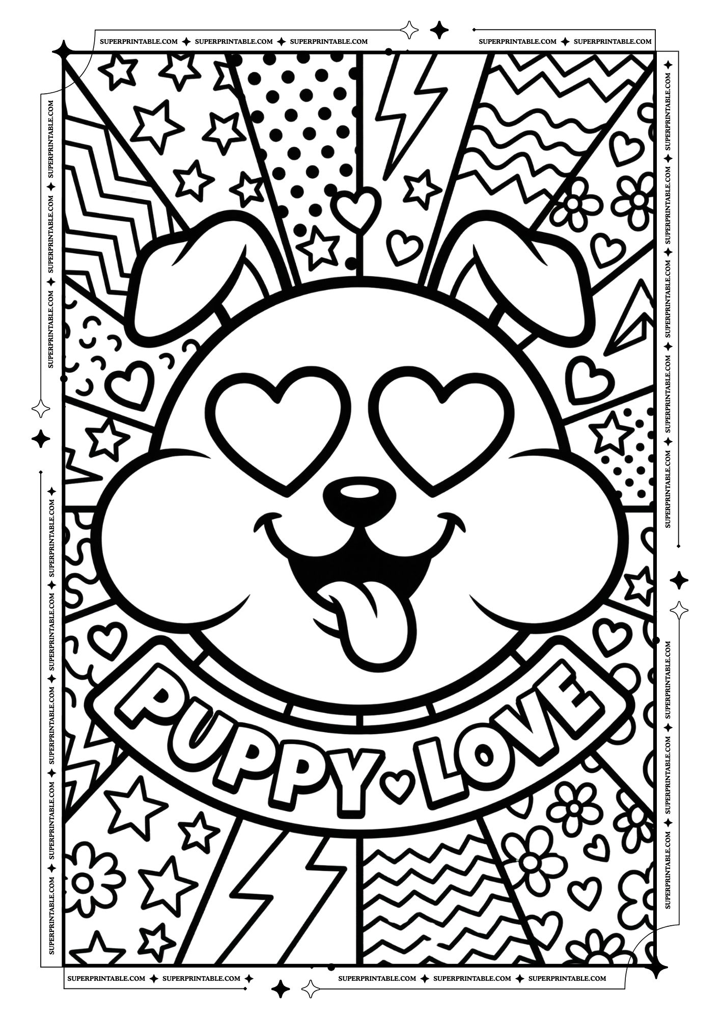 12+ Dog Pop Art Coloring Pages For Kids & Adults (Free PDF)