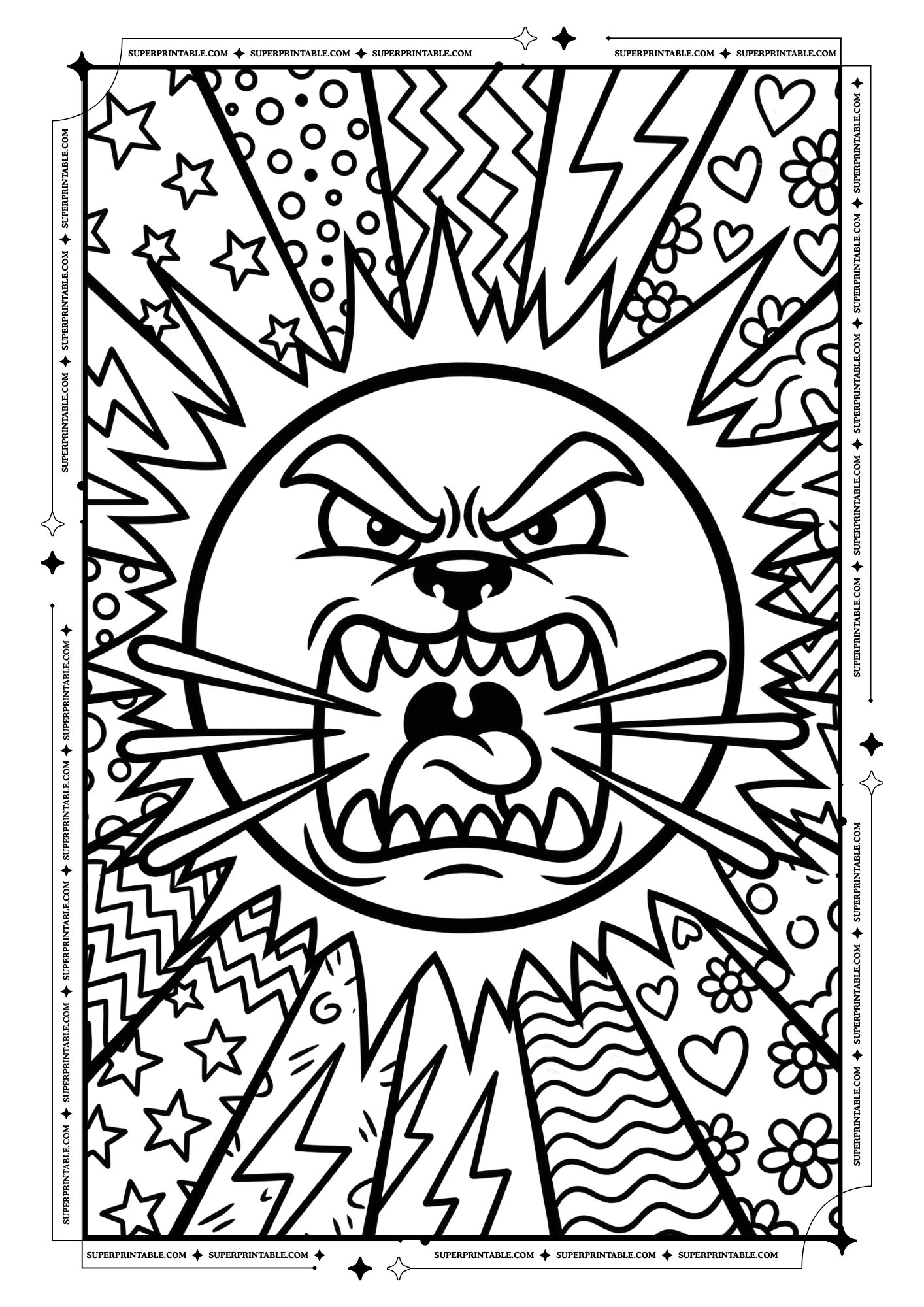 12+ Dog Pop Art Coloring Pages For Kids & Adults (Free PDF)