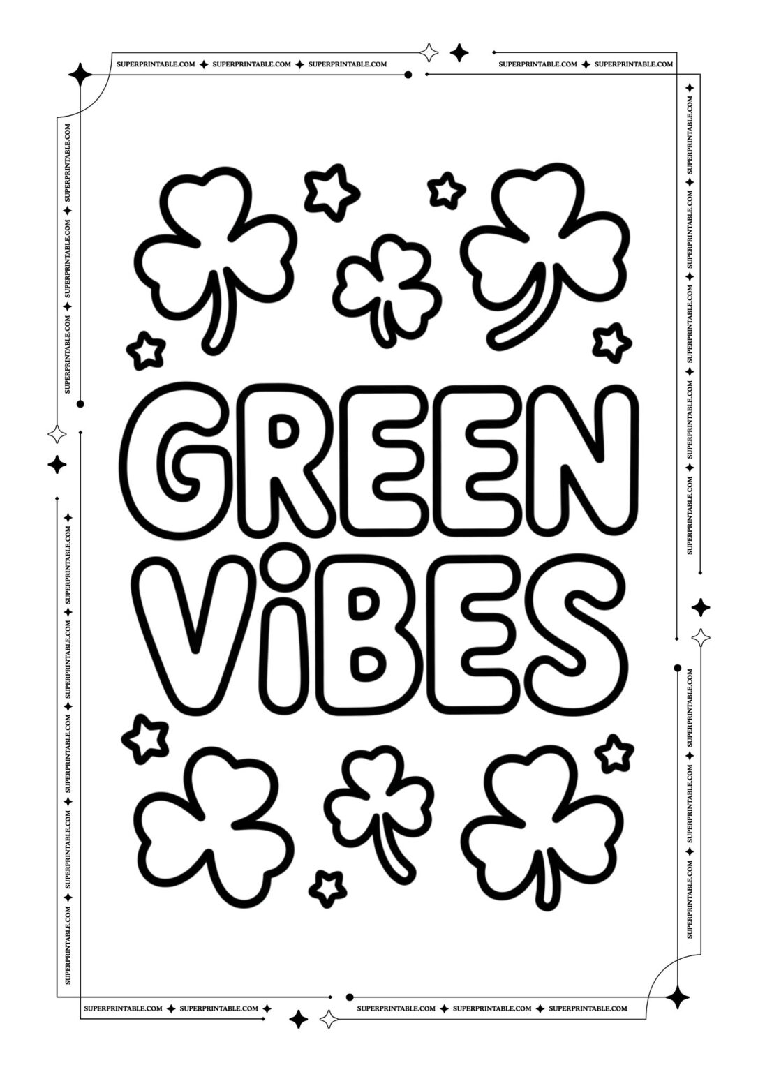 20 Easy St. Patrick's Day Coloring Pages (Free PDF Printables)