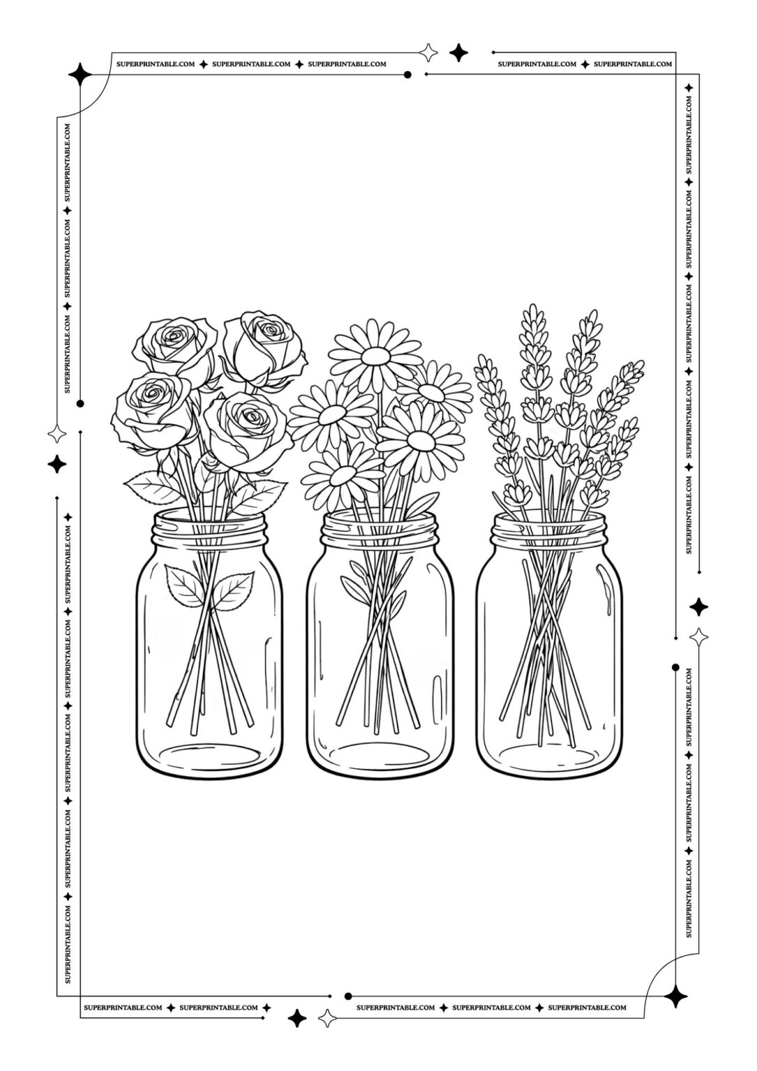 12+ Flowers Garden Coloring Pages (Free PDF Printables)