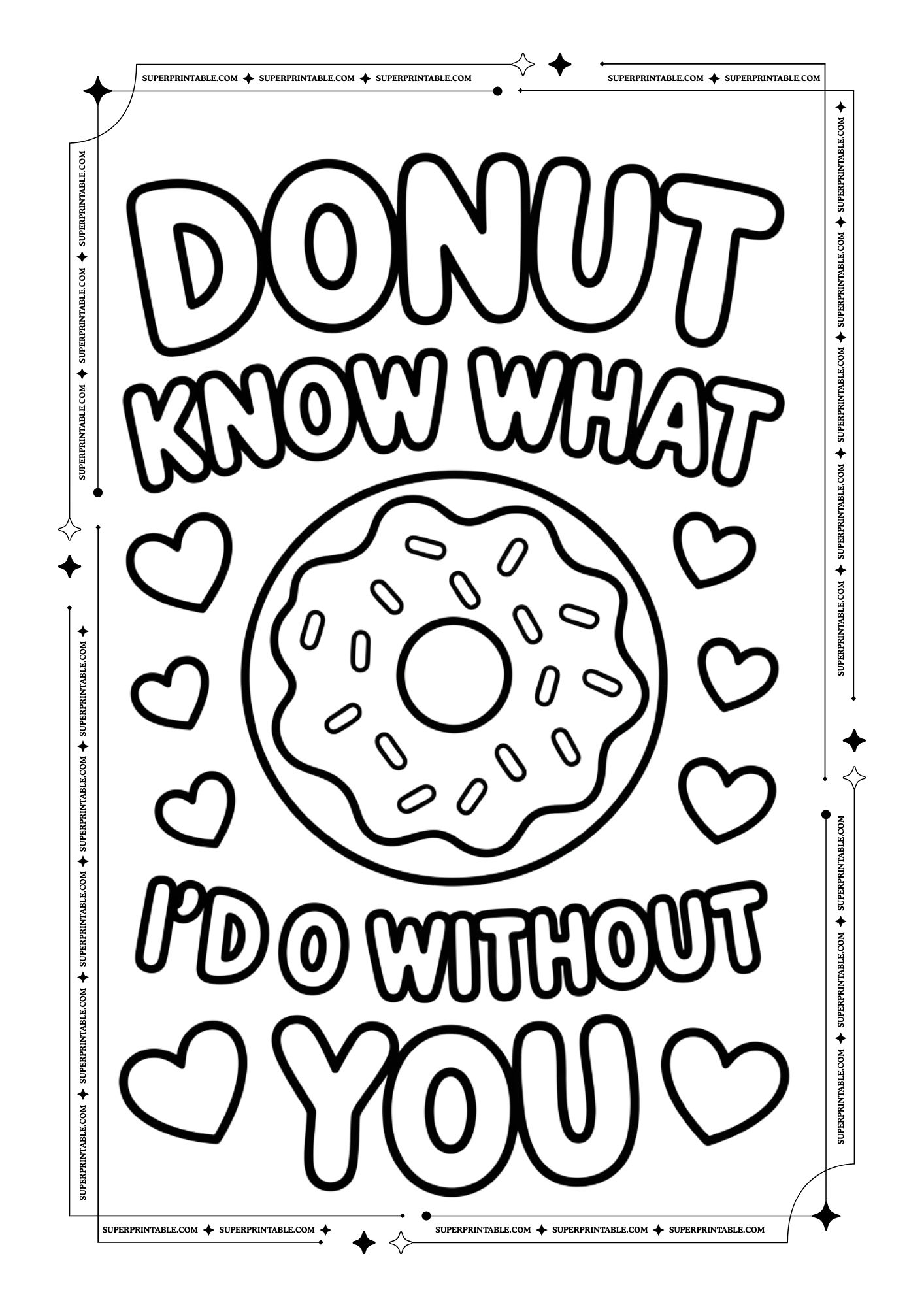 15+ Funny Valentines Puns Coloring Pages (Free PDF Printables)