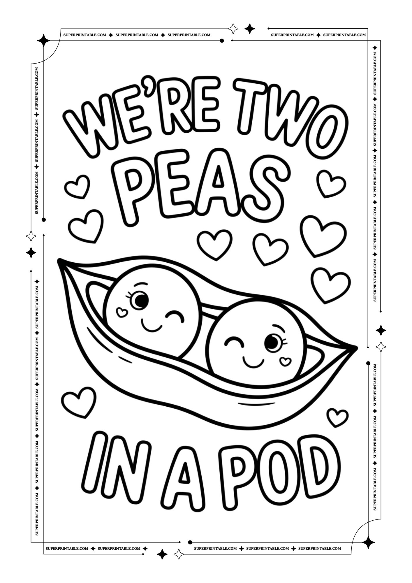 15+ Funny Valentines Puns Coloring Pages (Free PDF Printables)