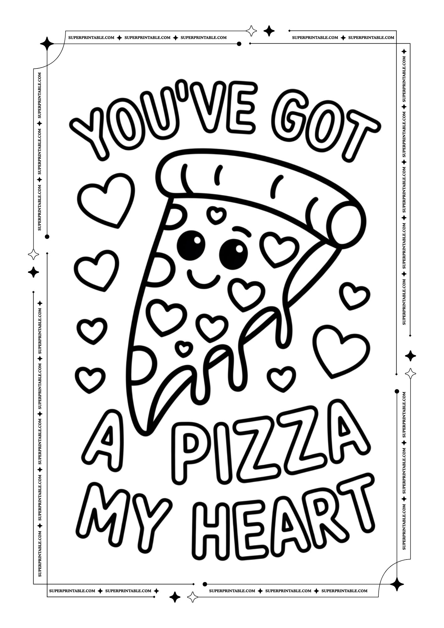 15+ Funny Valentines Puns Coloring Pages (Free PDF Printables)