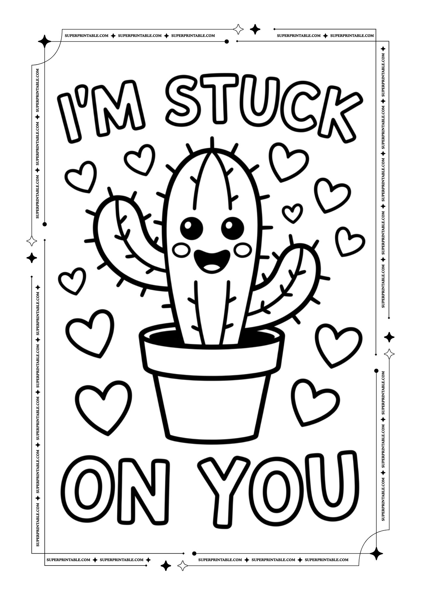 15+ Funny Valentines Puns Coloring Pages (Free PDF Printables)